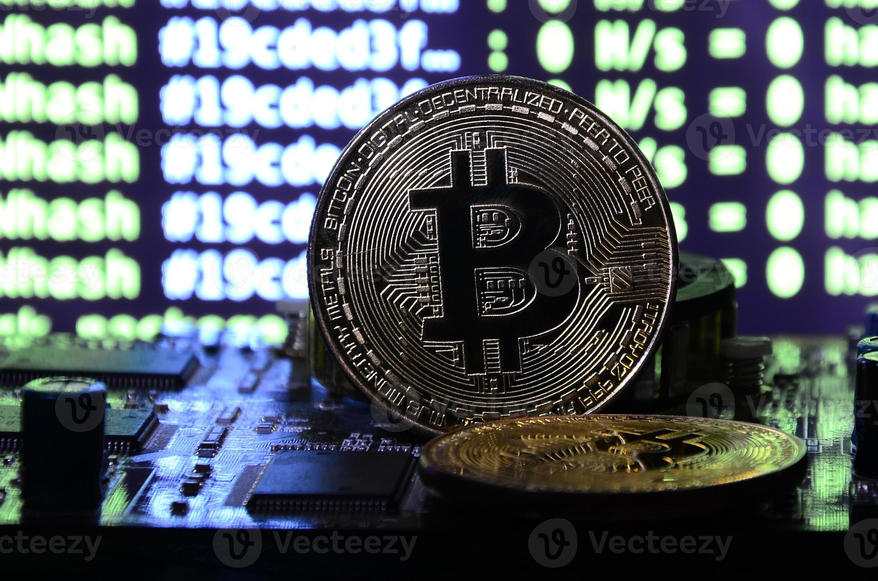 The digital process of cryptocurrency mining by using the GPUs ...