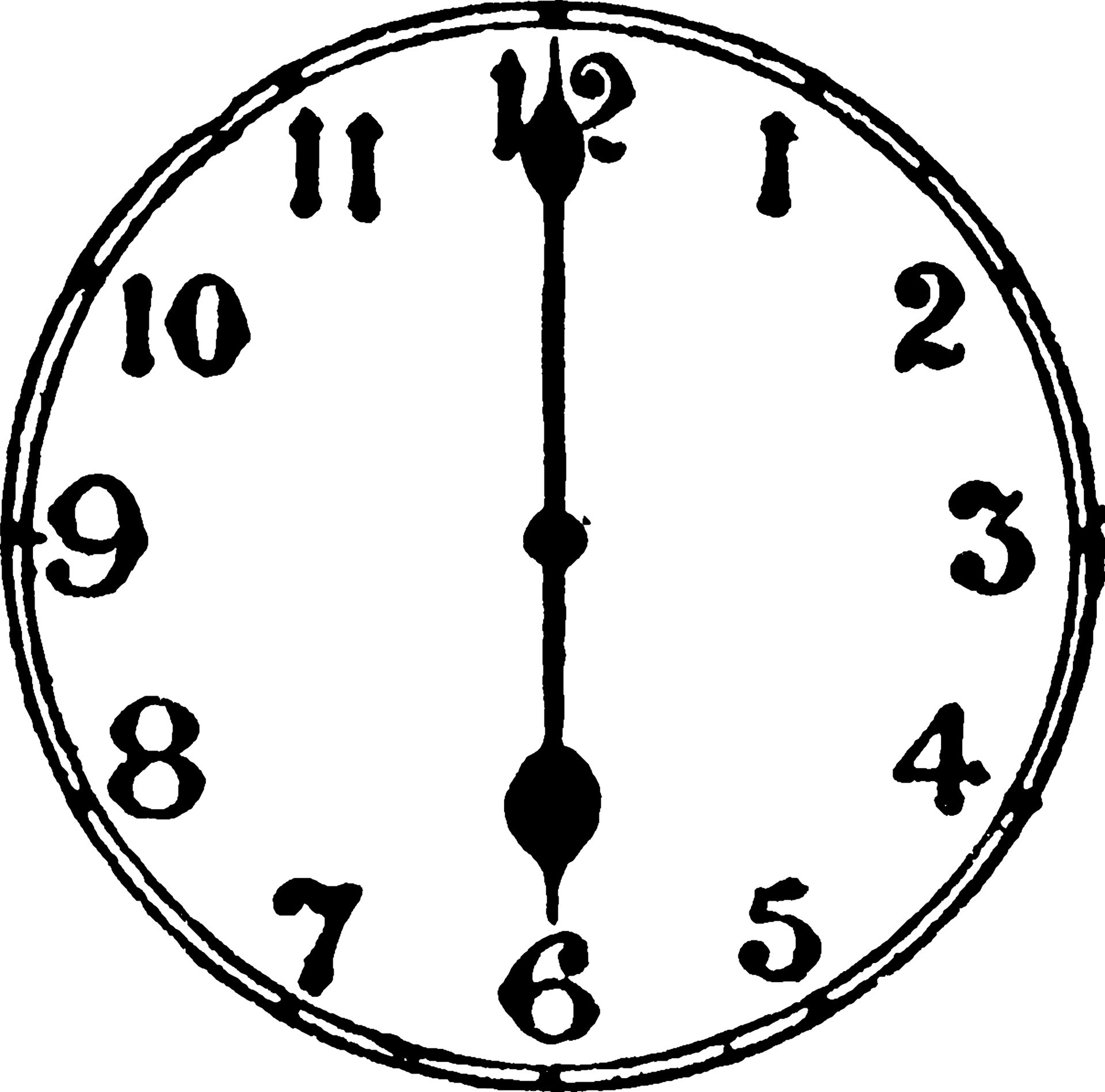 6 O'clock, vintage illustration. 13805162 Vector Art at Vecteezy 6 O'clock, vintage illustration. 13805162 Vector Art at Vecteezy