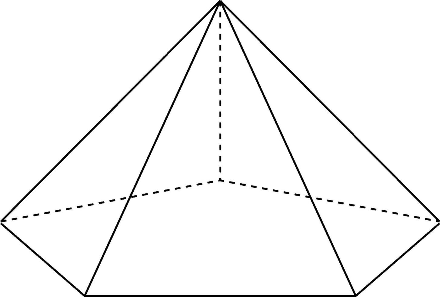 Pentagonal Pyramid, vintage illustration 13805379 Vector Art at Vecteezy Pentagonal Pyramid, vintage illustration 13805379 Vector Art at Vecteezy