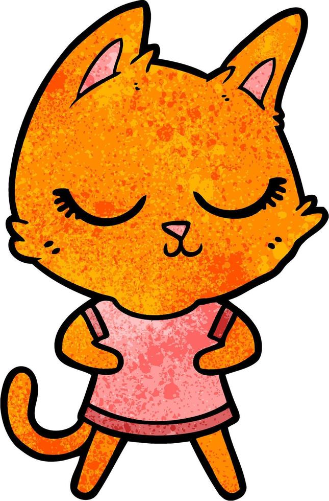 Retro grunge texture cartoon cat 13809982 Vector Art at Vecteezy Retro grunge texture cartoon cat 13809982 Vector Art at Vecteezy