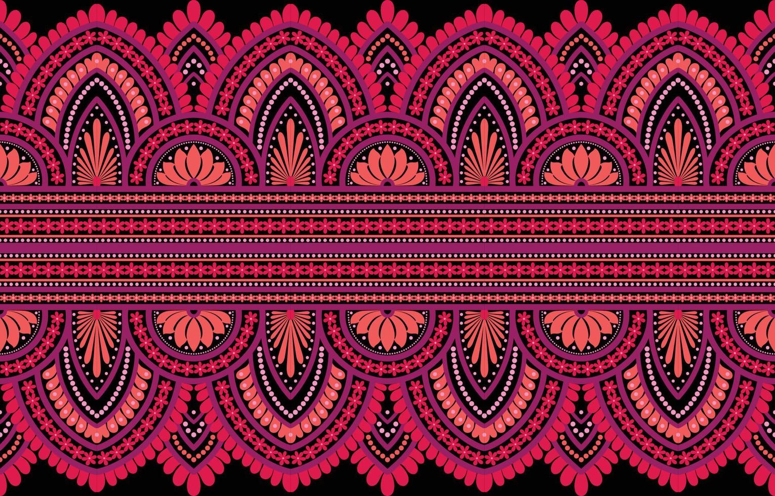 Abstract Ethnic Geometric Pattern Design Background For Wallpaper Or