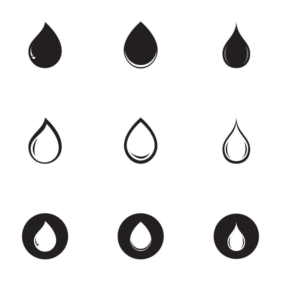 Water Drop Logo Template Vector Illustration 13810210 Vector Art At