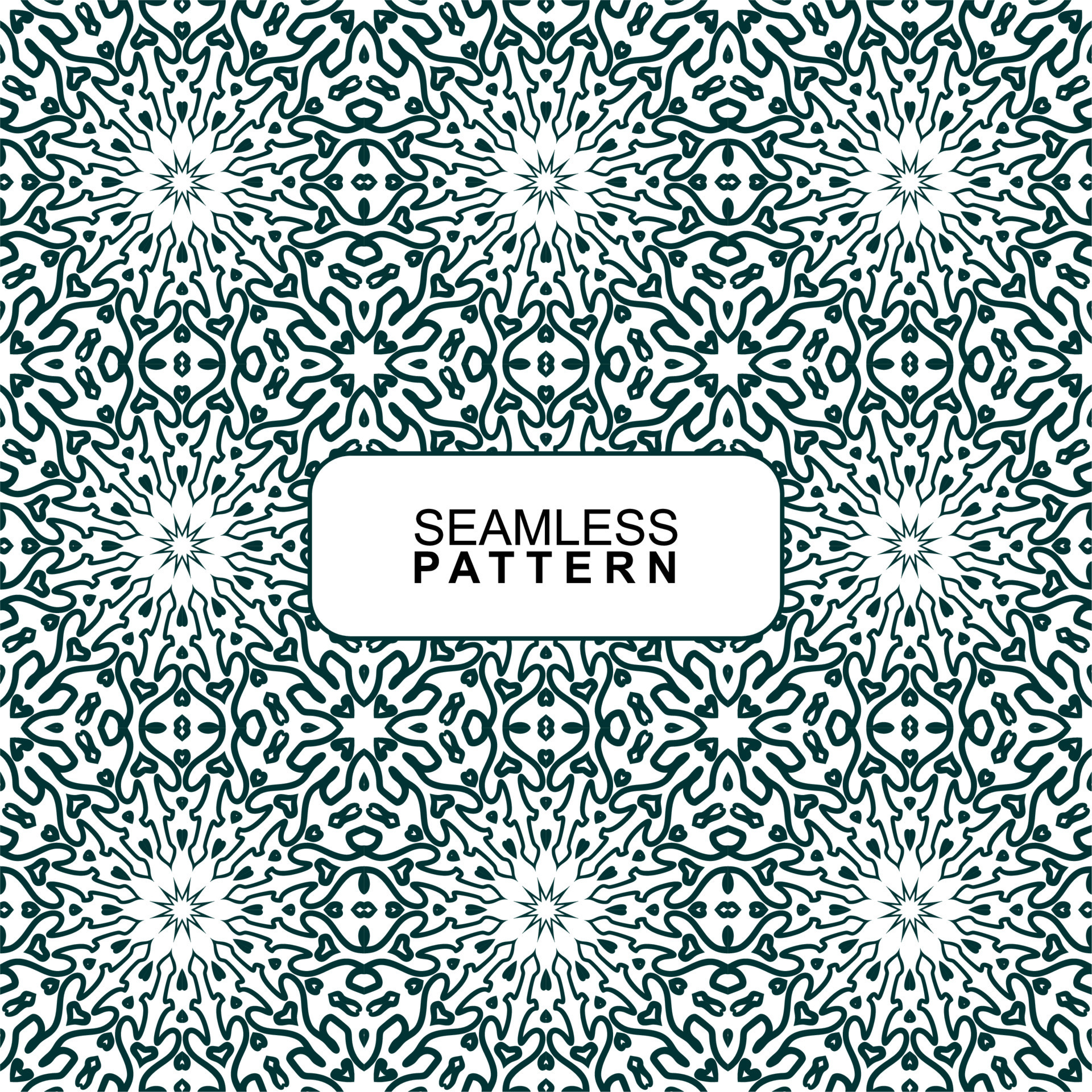 Seamless pattern. Vector Illustration, Mandala. 13816482 Vector Art at ...