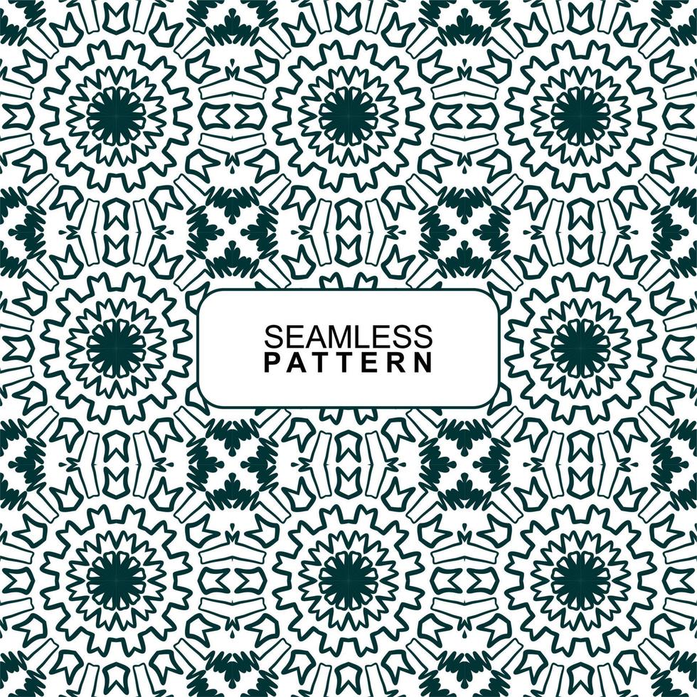 Seamless pattern. Vector Illustration, Mandala. 13816487 Vector Art at ...