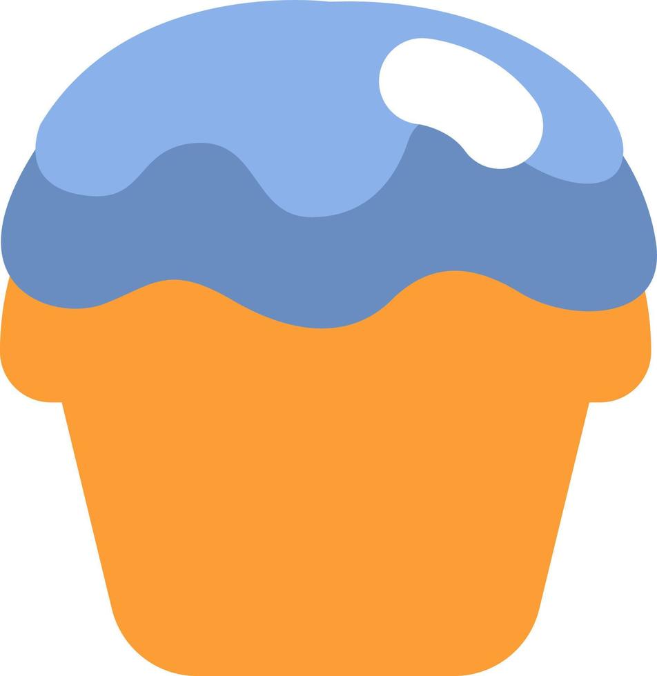 Blueberry Muffin Illustration Vector On A White Background 13817046