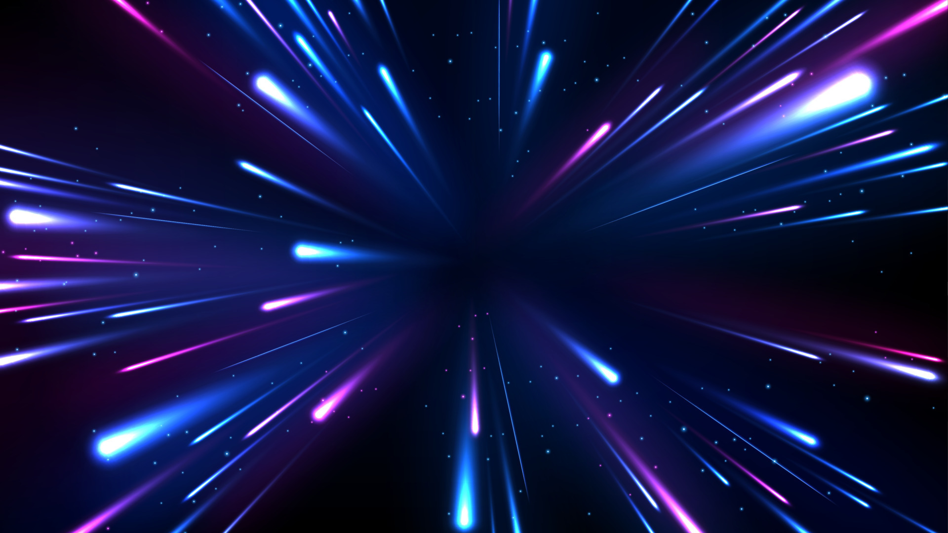 Abstract Light Speed Motion Effect, Widescreen Background. Vector Illustration 13817314 Vector ...
