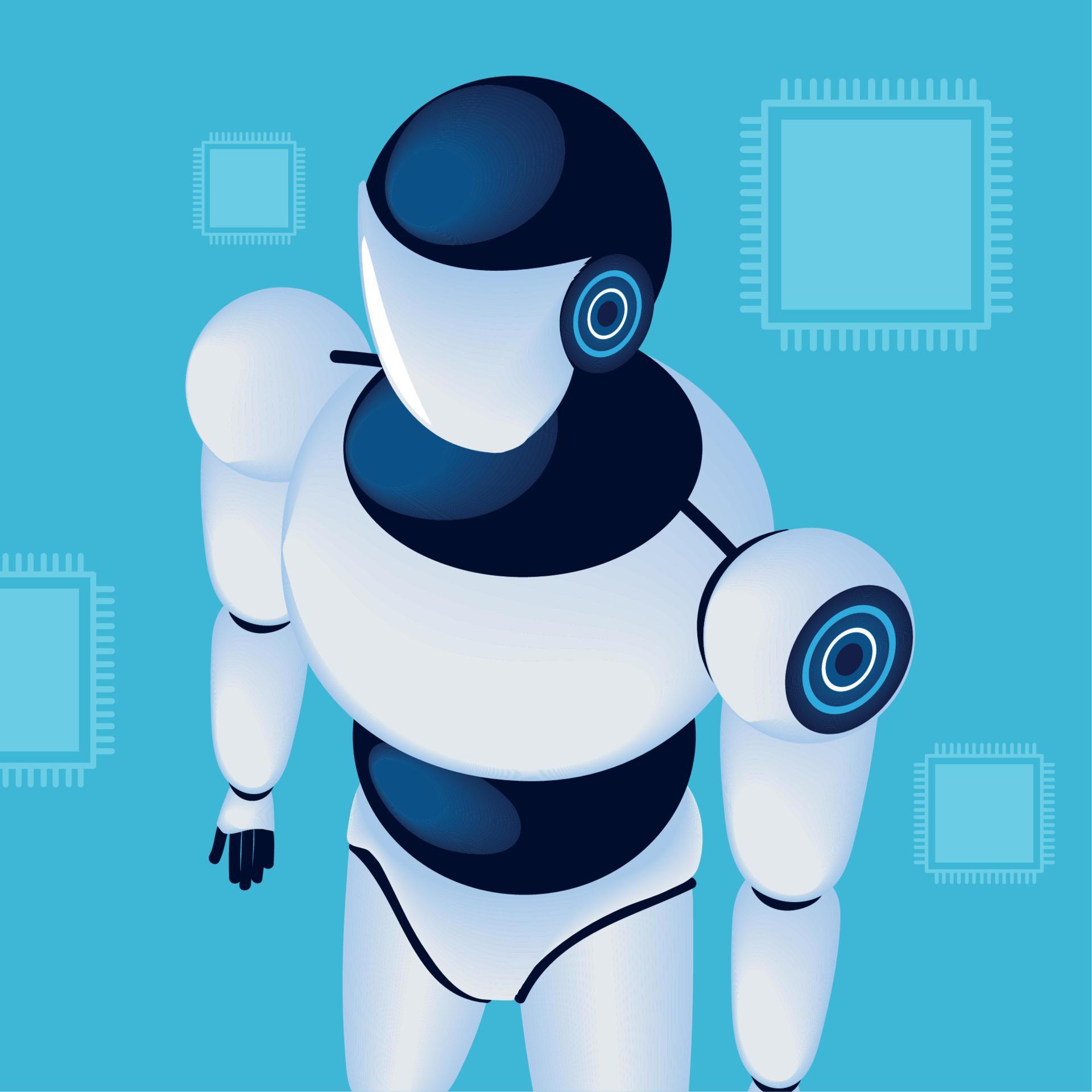 artificial intelligence robot tech 13817620 Vector Art at Vecteezy