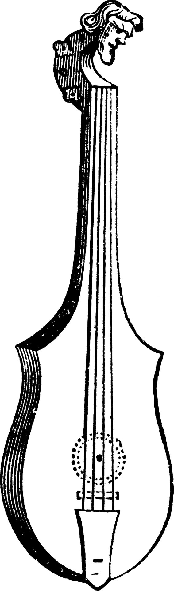 Rebec, vintage illustration. 13820760 Vector Art at Vecteezy