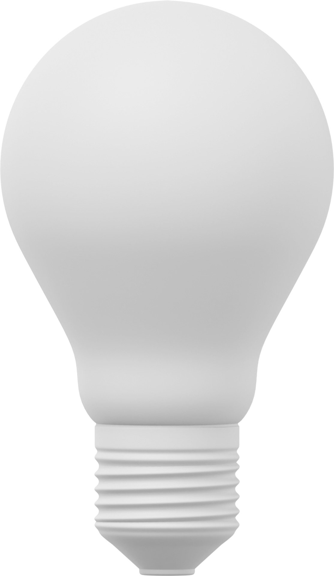 Simple white light bulb. 3D rendering. PNG Icon on transparent ... Simple white light bulb. 3D rendering. PNG Icon on transparent ...
