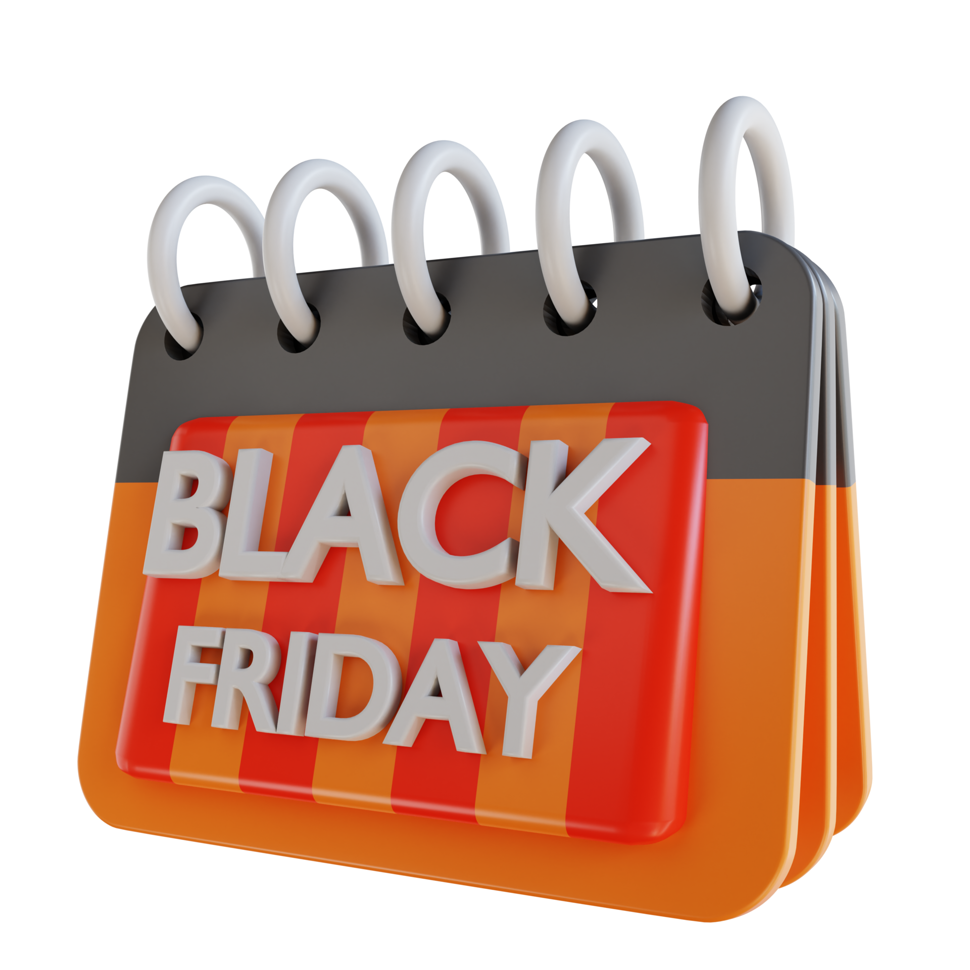 3D Illustration black Friday calendar 13822231 PNG 3D Illustration black Friday calendar 13822231 PNG