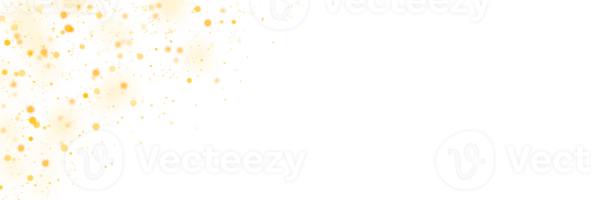 Gold glittering stars dust and bokeh background. Abstract christmas glow light texture. 13822748 PNG