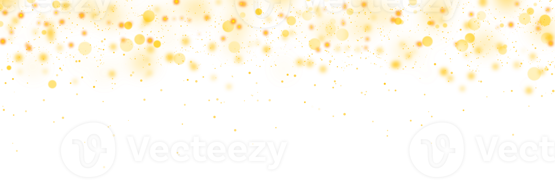 Gold glittering stars dust and bokeh background. Abstract christmas glow light texture. 13822779 PNG