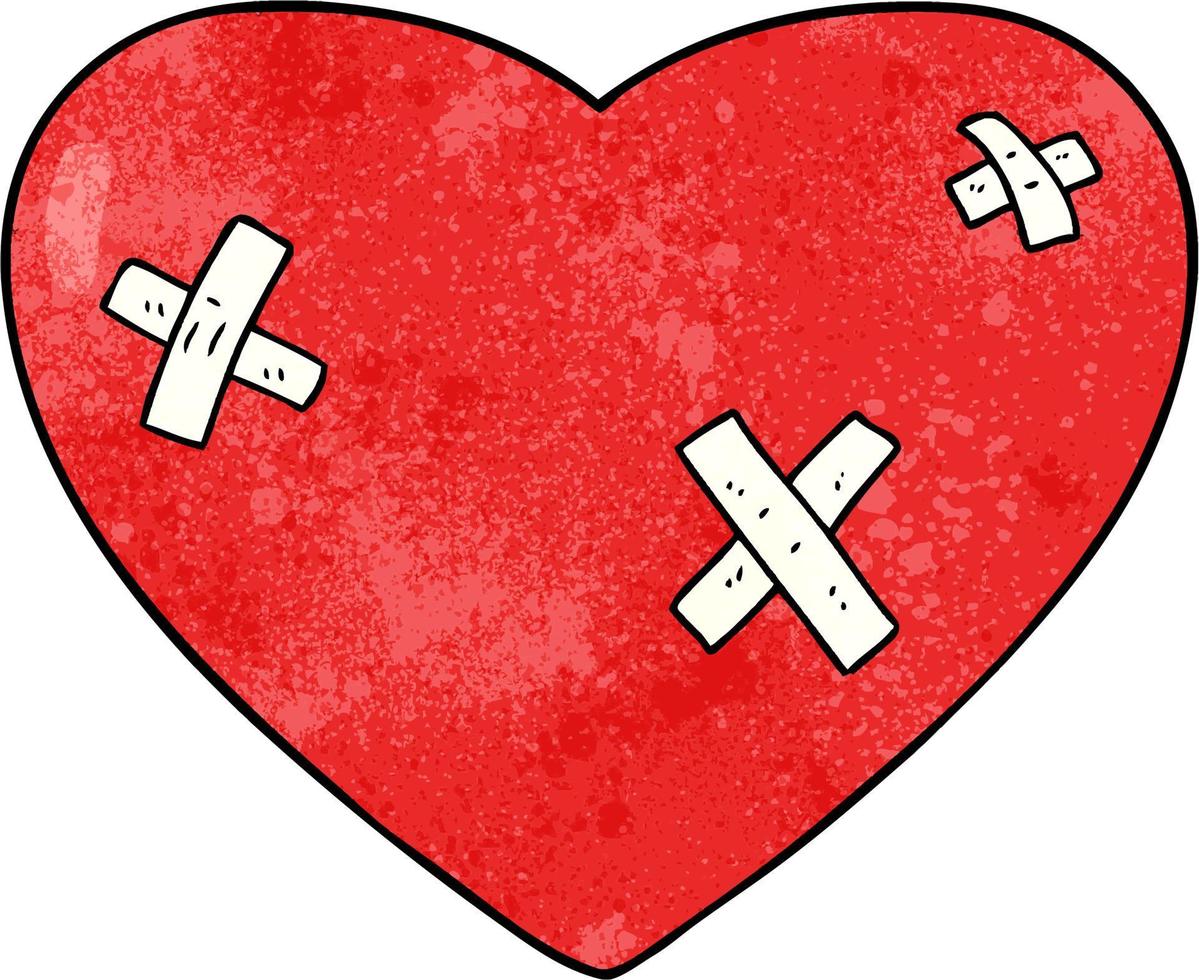 Retro grunge texture cartoon heart beaten 13823020 Vector Art at Vecteezy Retro grunge texture cartoon heart beaten 13823020 Vector Art at Vecteezy