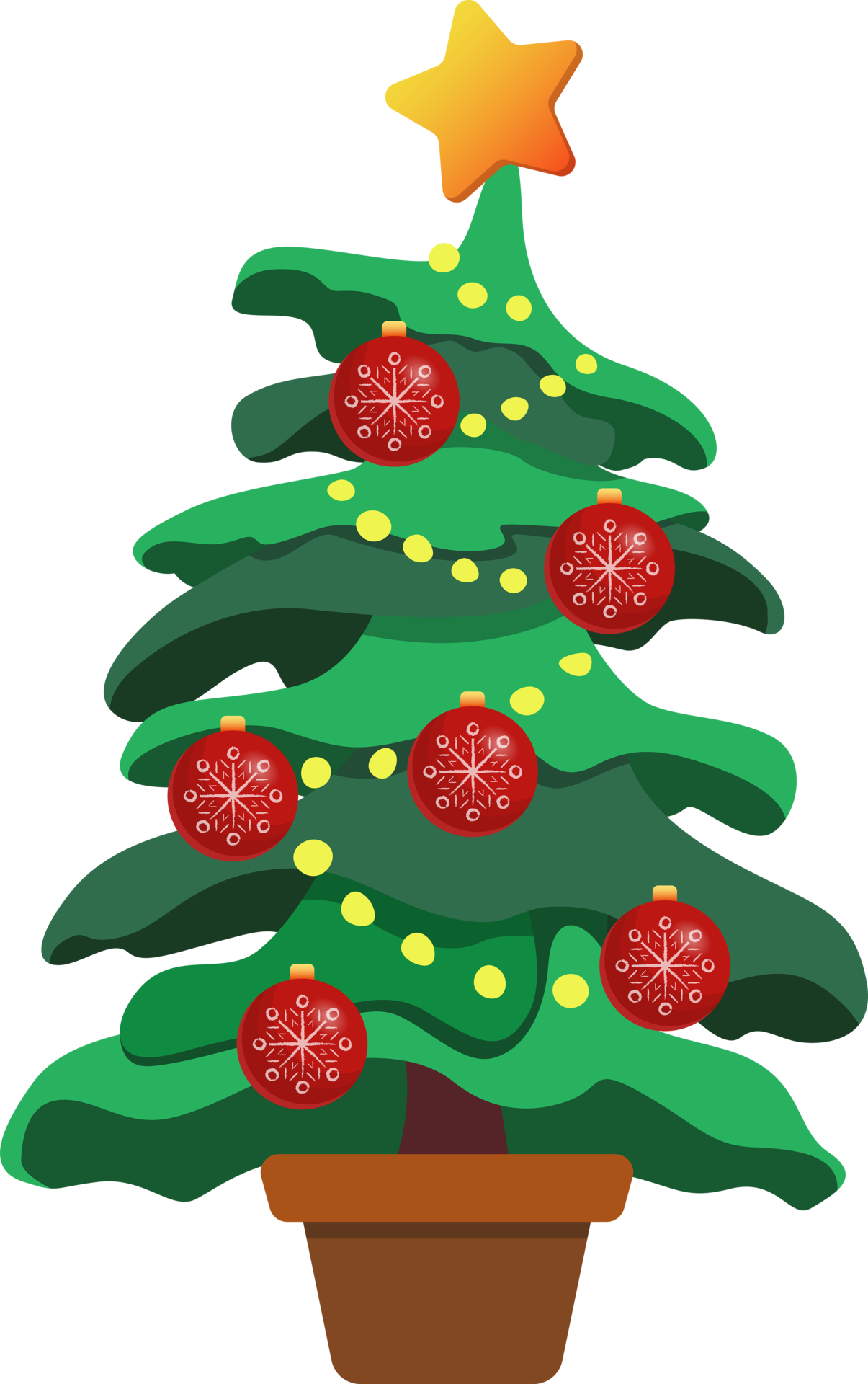 Gran rbol De Navidad En Maceta Verde Bolas Navide as Rojas Estrella gran-rbol-de-navidad-en-maceta-verde-bolas-navide-as-rojas-estrella