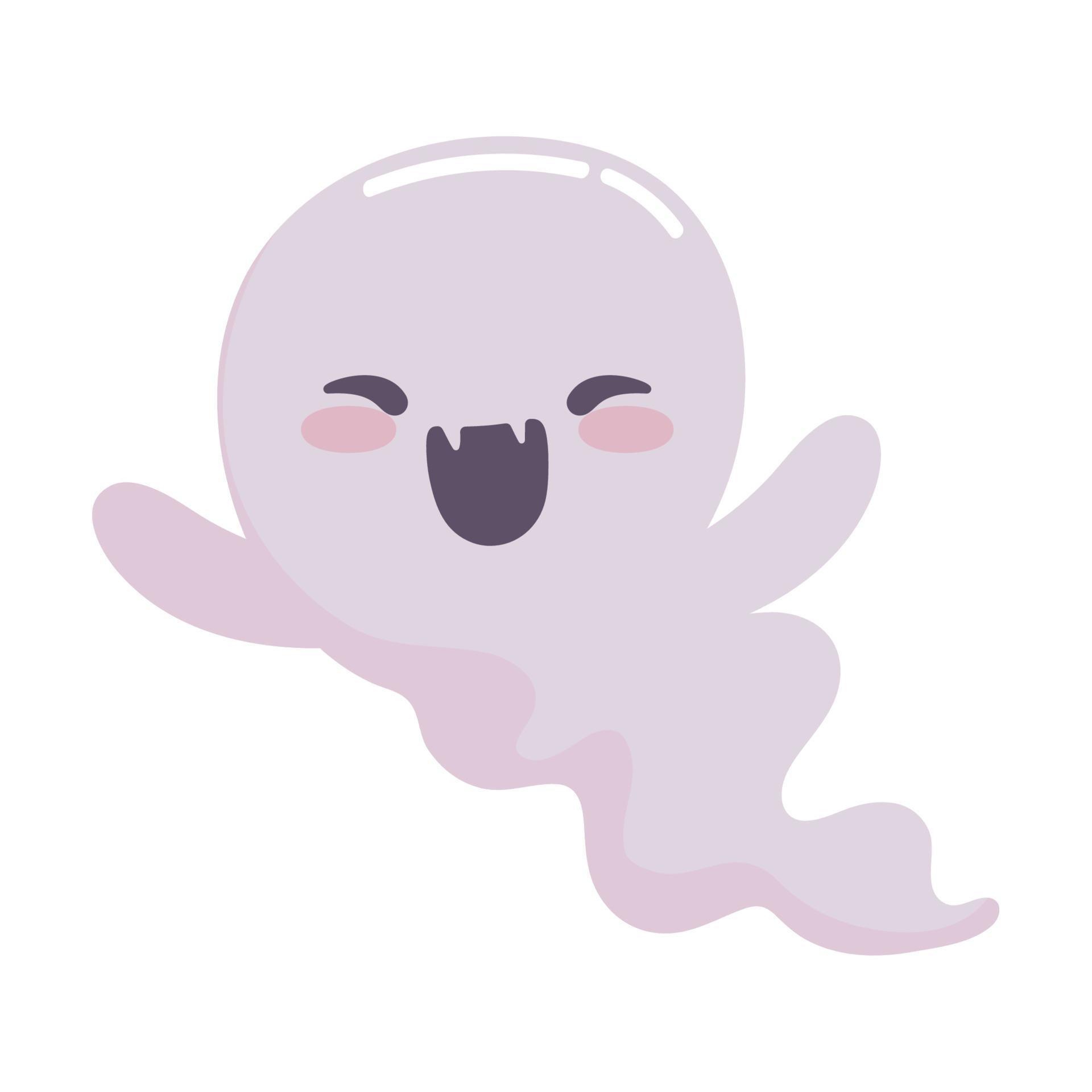 funny cute ghost 13827311 Vector Art at Vecteezy