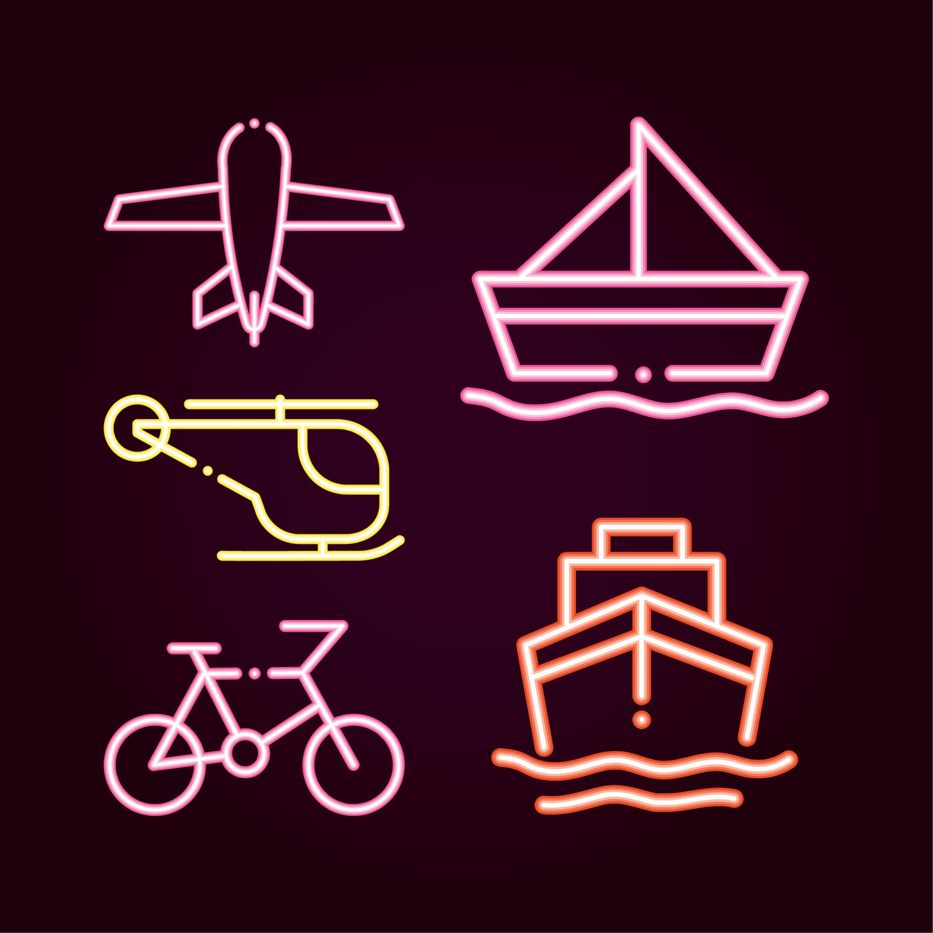 icon, neon transport vehicles 13827389 Vector Art at Vecteezy icon, neon transport vehicles 13827389 Vector Art at Vecteezy