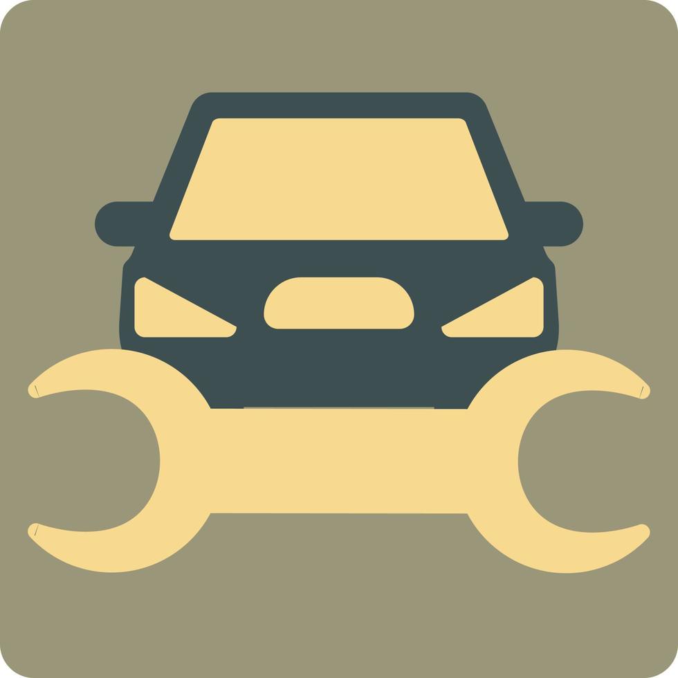 Car with a tool, illustration, vector, on a white background. 13828212 ...