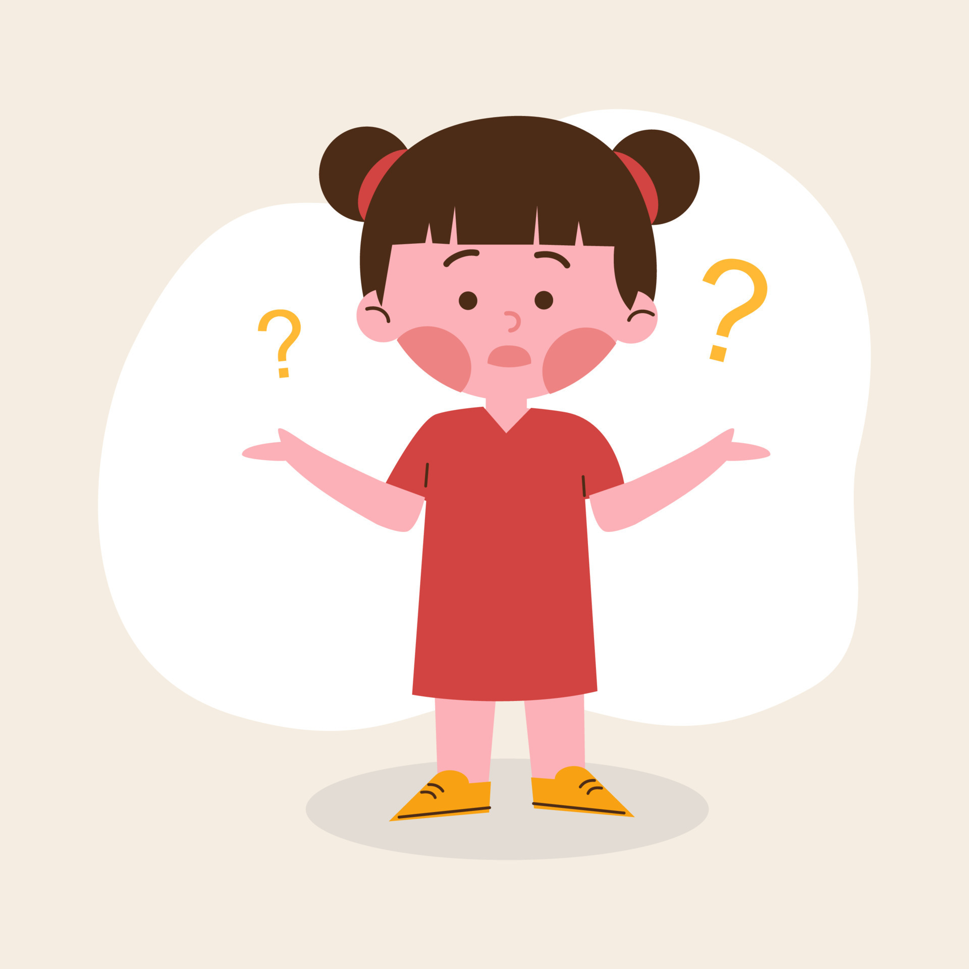 Confused Children Clipart