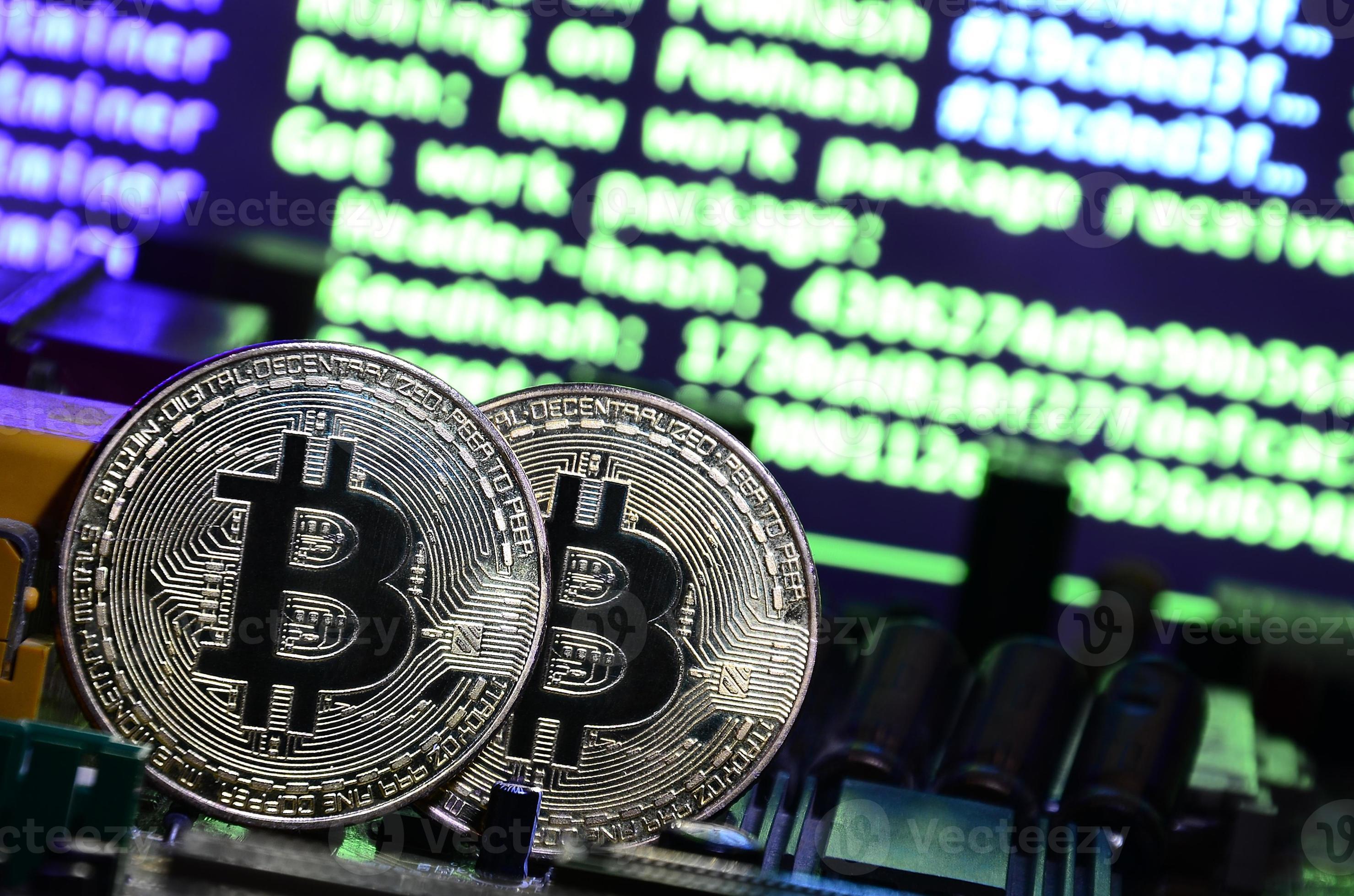 The digital process of cryptocurrency mining by using the GPUs ...