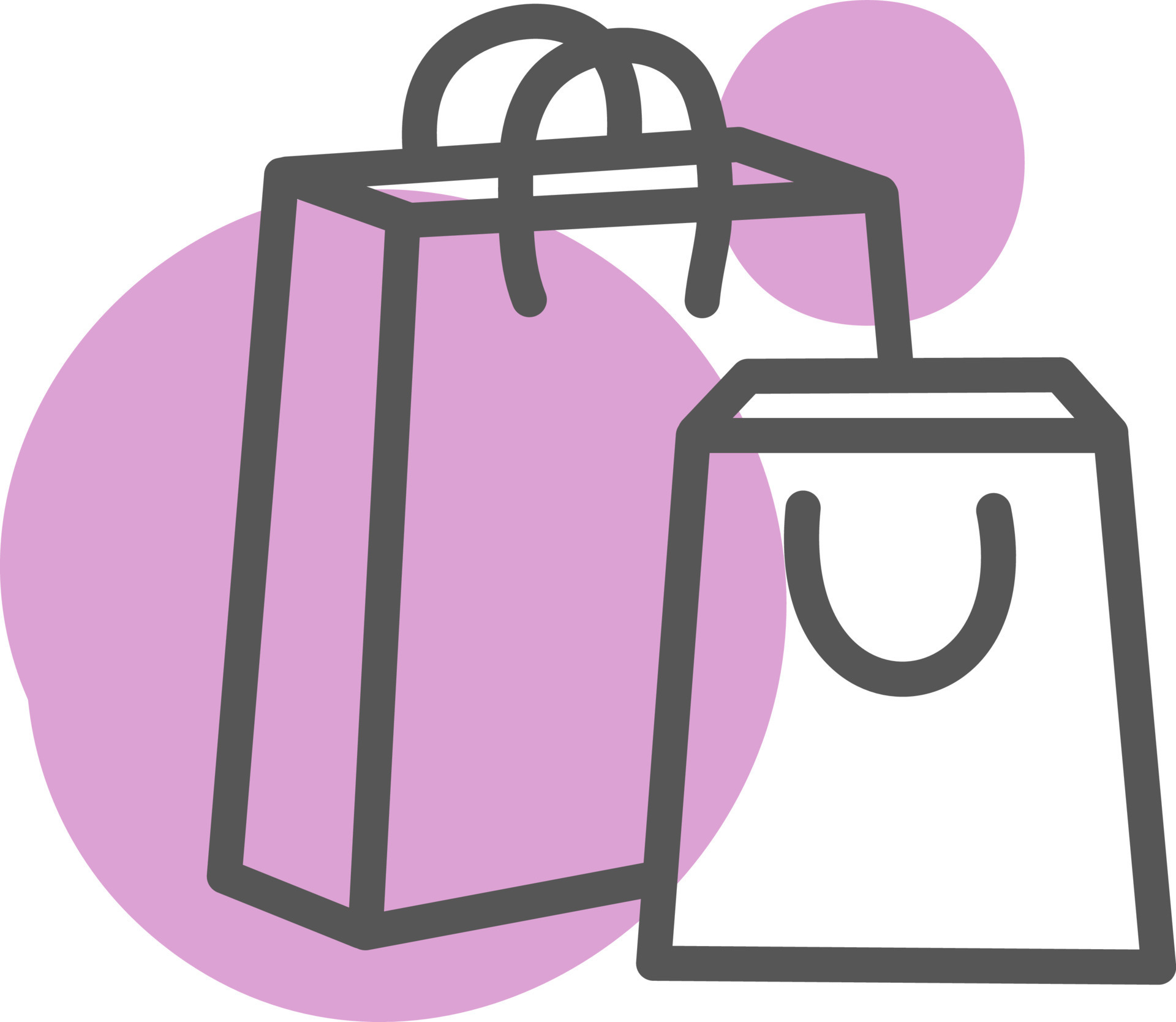 Shopping Bags Illustration Vector On A White Background 13842411