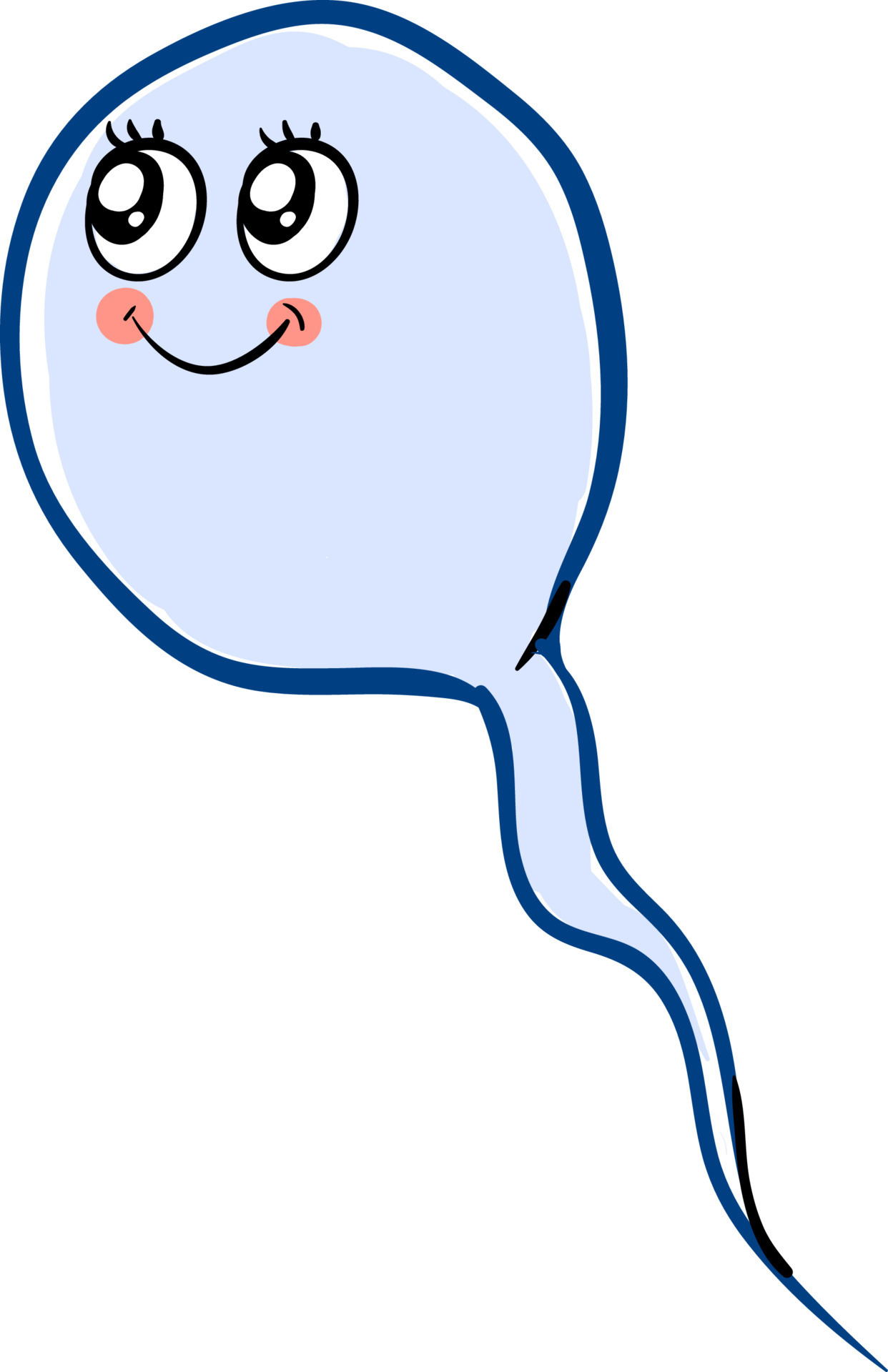 Cute Sperm Illustration Vector On White Background 13845221 Vector Art At Vecteezy