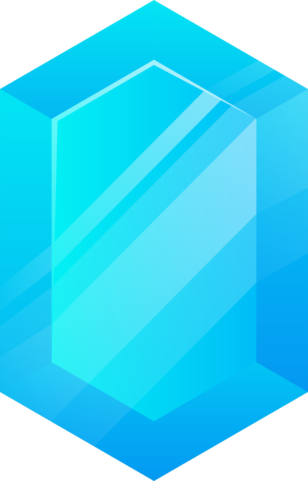 Blue Shiny Diamonds Cuts Jewelry Gems Magic Stone For Interface Design