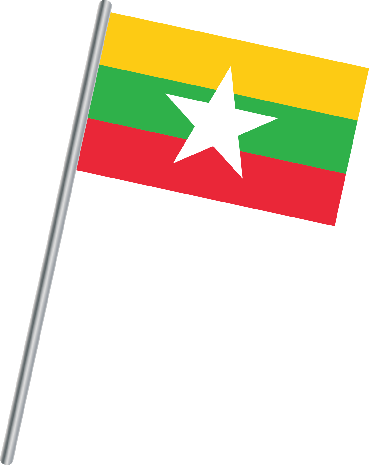 Myanmar Flag Symbol 13861081 Png