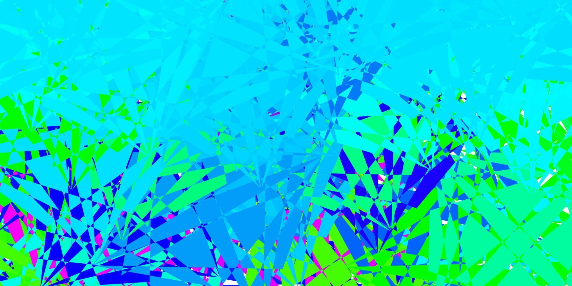 Dark Blue Green Vector Template With Triangle Shapes 13862885 Vector