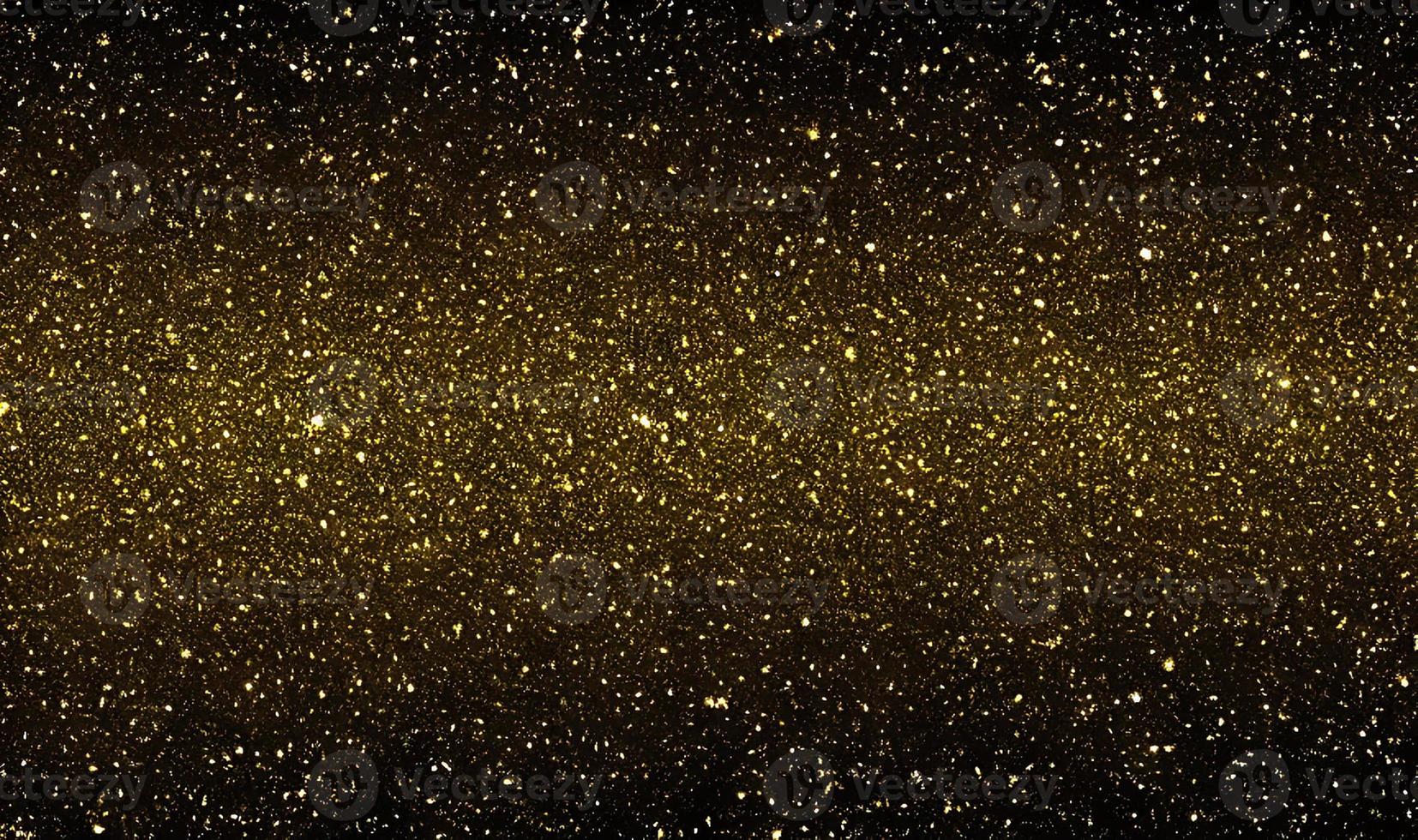 Gold glitter, gold particles star on black background. 13869528 Stock Photo at Vecteezy