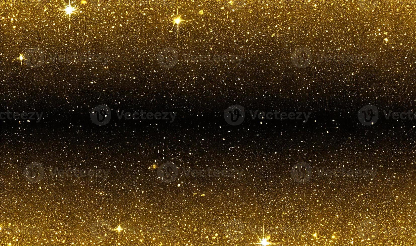 Gold glitter, gold particles star on black background. 13869558 Stock Photo at Vecteezy