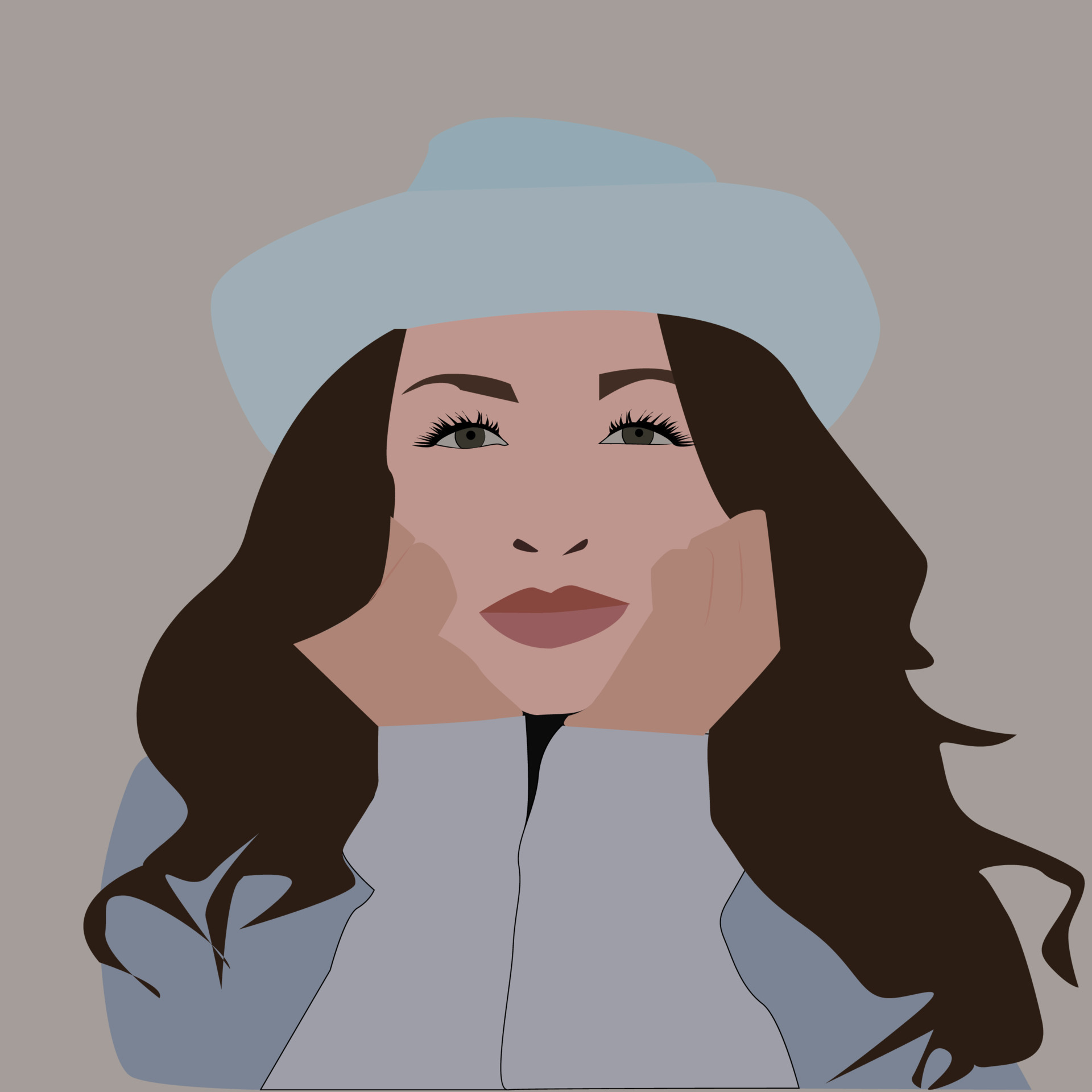 Girl In White Illustration Vector On White Background 13872274