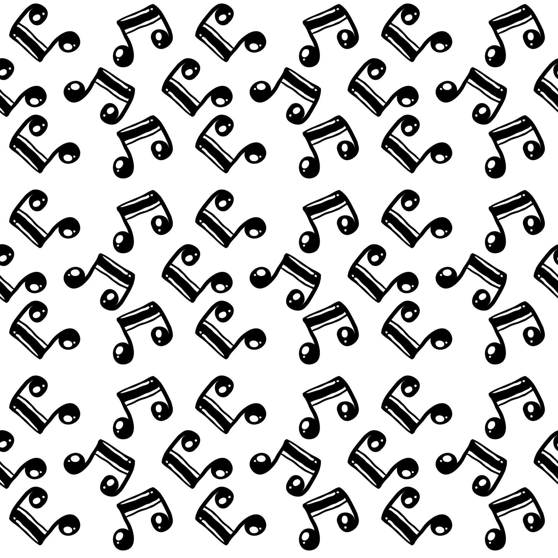 Music Notes Wallpaper Illustration Vector On White Background 13875762 Vector Art At Vecteezy