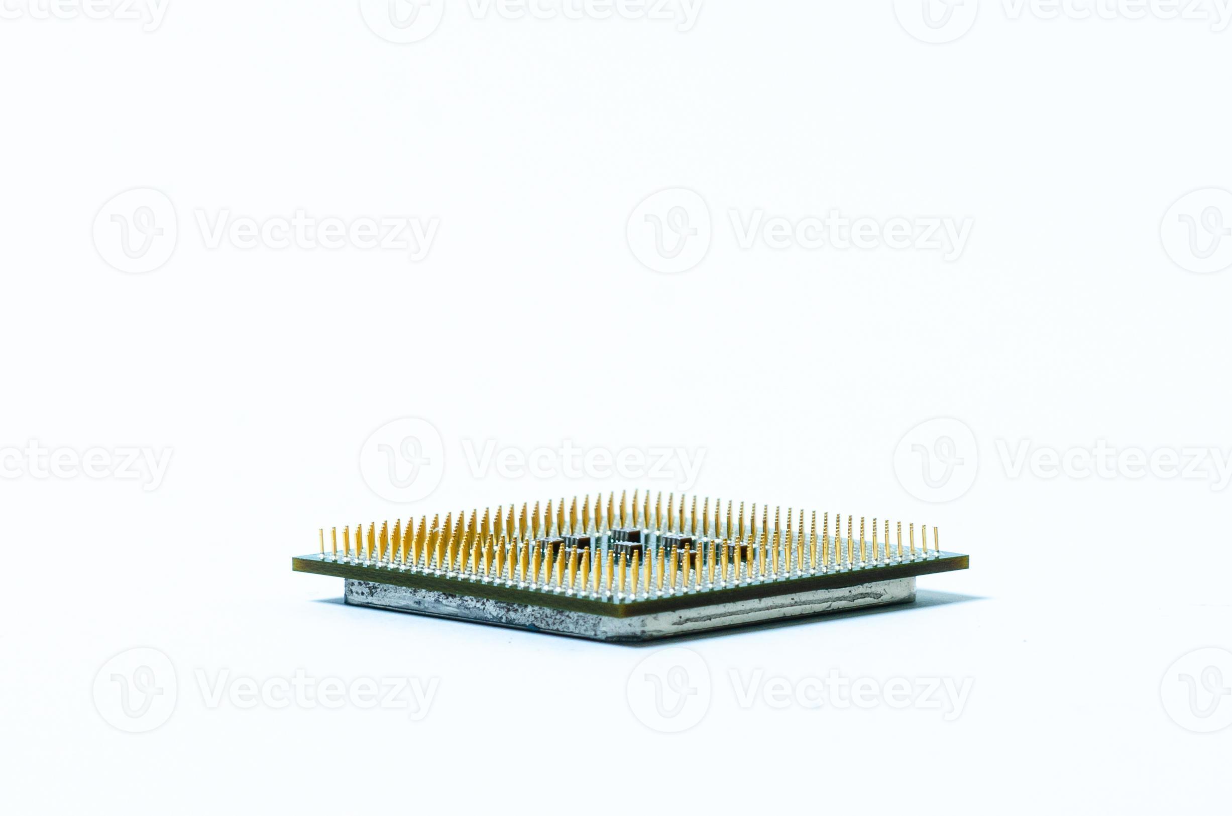 Computer Processor Cpu Central Processing Unit Microchip Isolated On