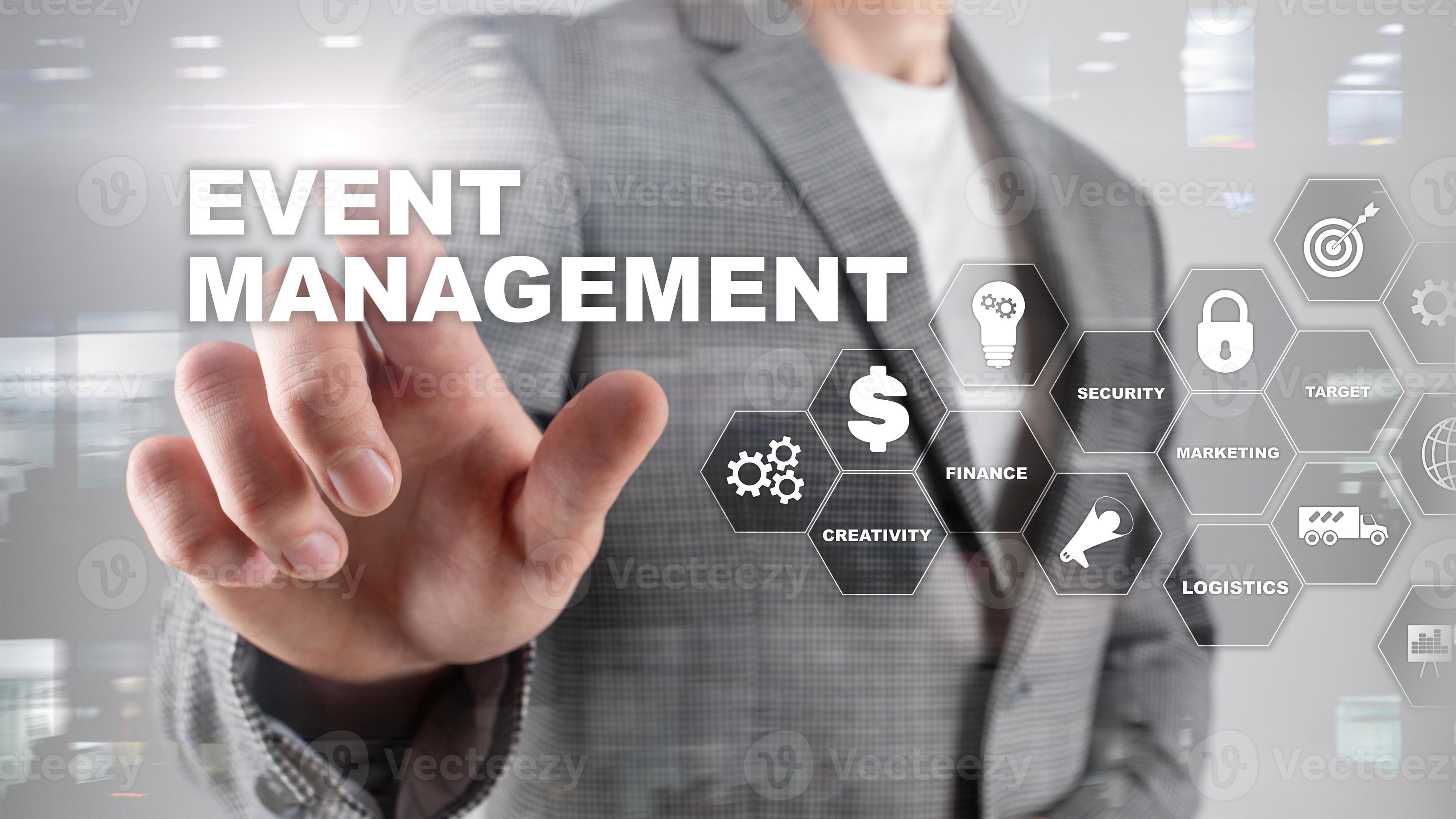 Event management Concept. Event management flowchart. Event management ...