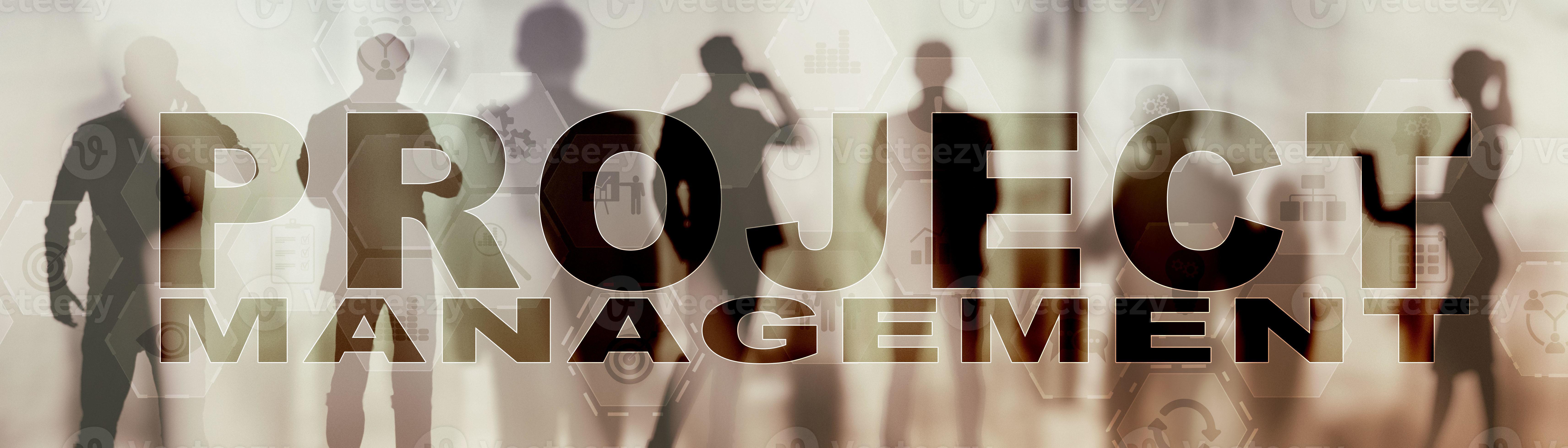 Project Management and Abstract Concept 2021. Banner for the site ...