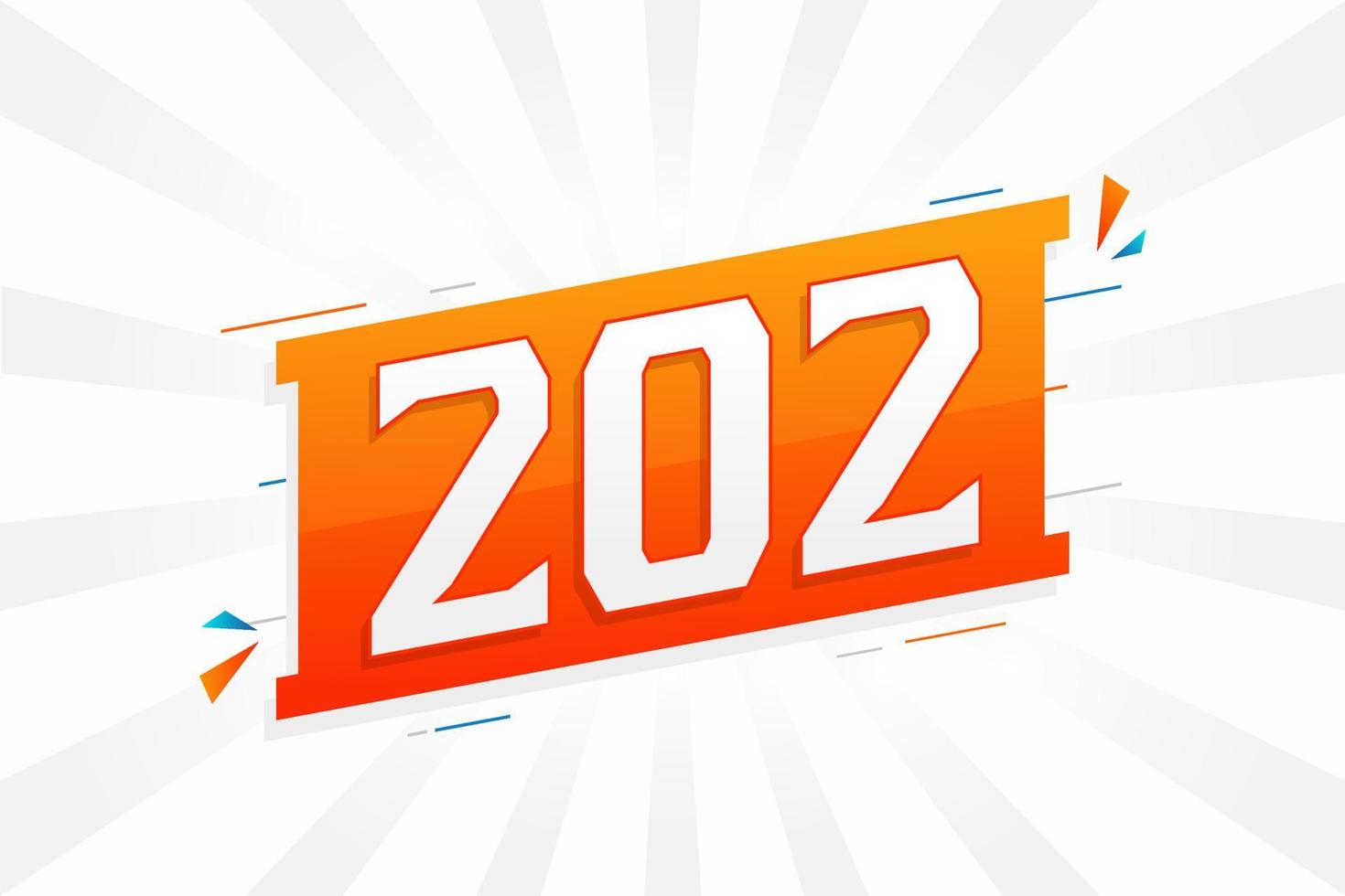 Alfabeto de fuente vectorial de 202 números. número 202 con elemento ... Alfabeto de fuente vectorial de 202 números. número 202 con elemento ...