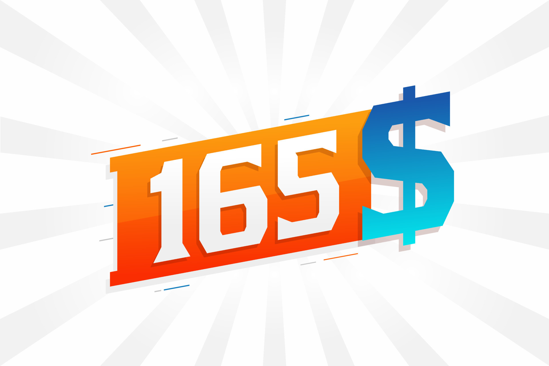 165 Dollar Currency Vector Text Symbol 165 USD United States Dollar 165-dollar-currency-vector-text-symbol-165-usd-united-states-dollar