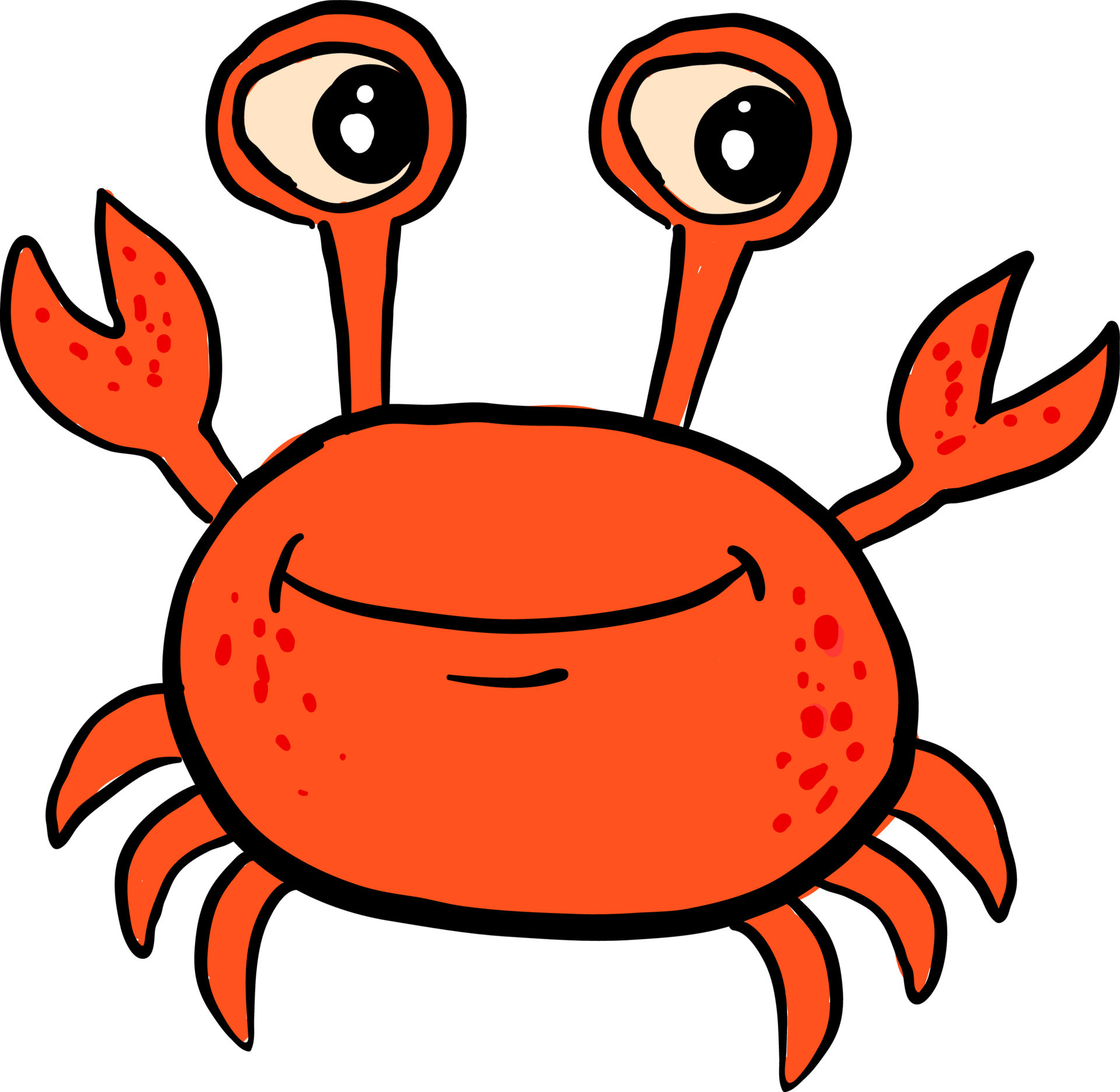 Happy red crab, illustration, vector on white background. 13891727 ... Happy red crab, illustration, vector on white background. 13891727 ...