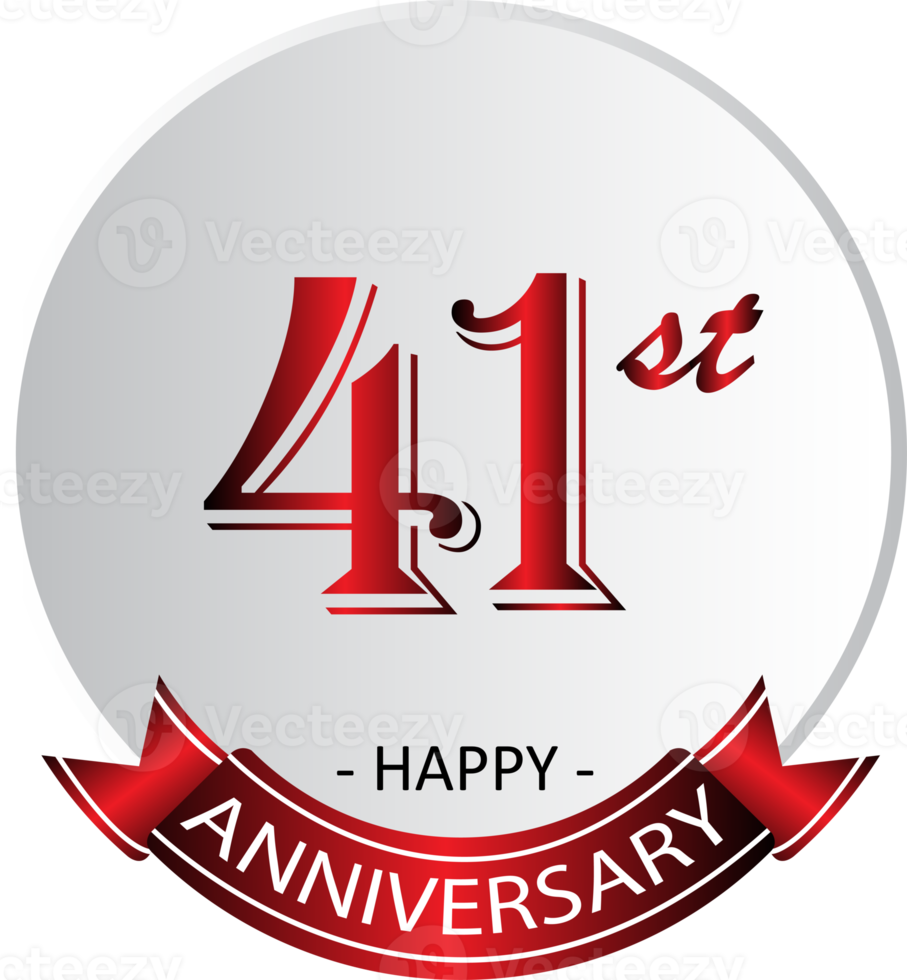 41st anniversary celebration label 13892403 PNG 41st anniversary celebration label 13892403 PNG