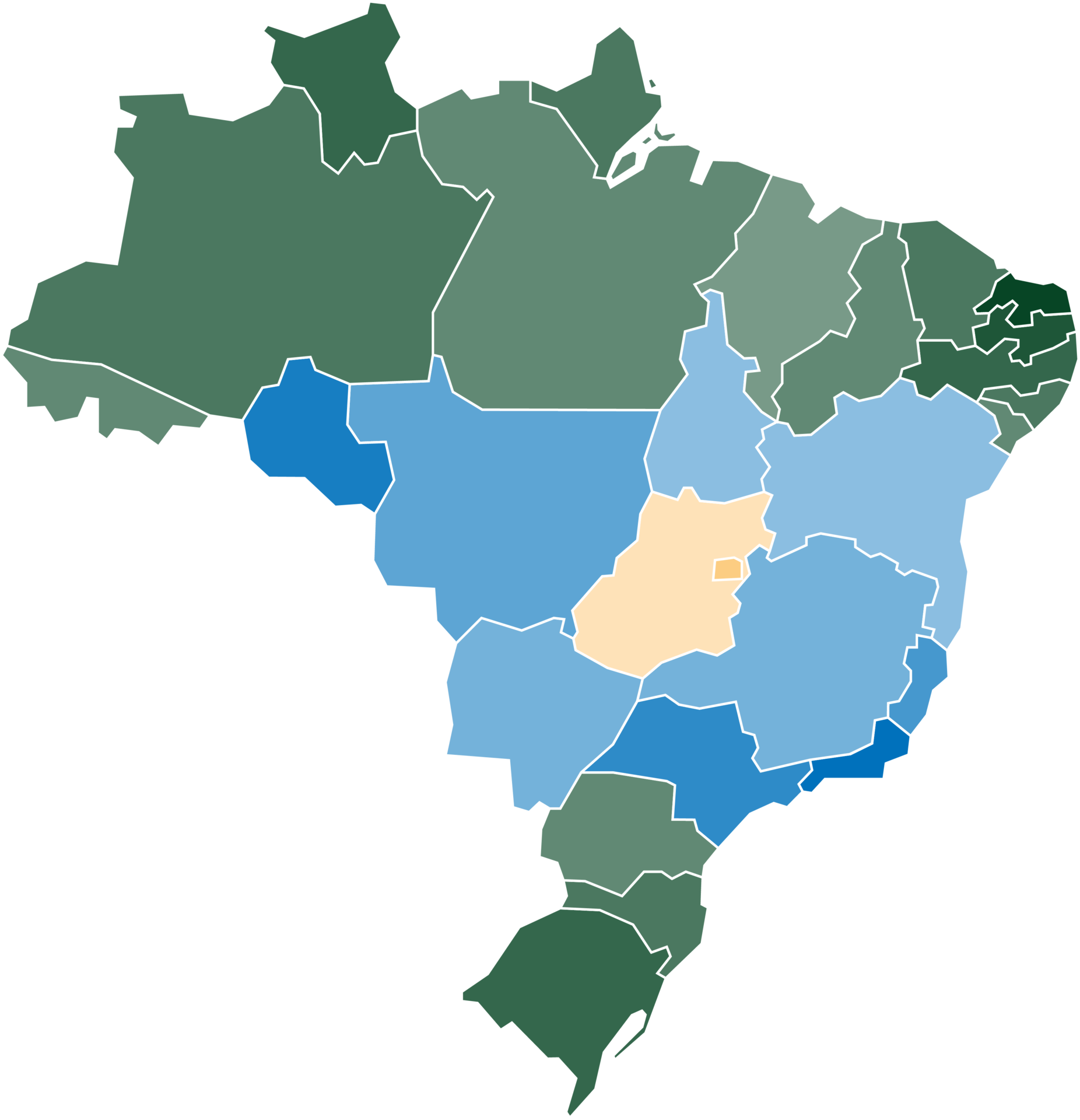 mapa político do brasil dividir por estado 13893498 PNG