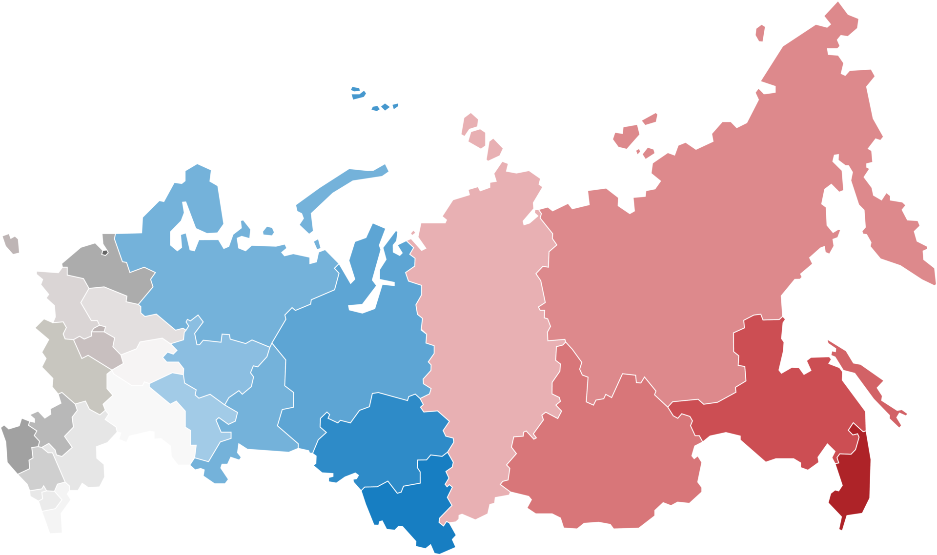 Russia Political Map Divide By State 13893520 PNG Russia Political Map Divide By State 13893520 PNG