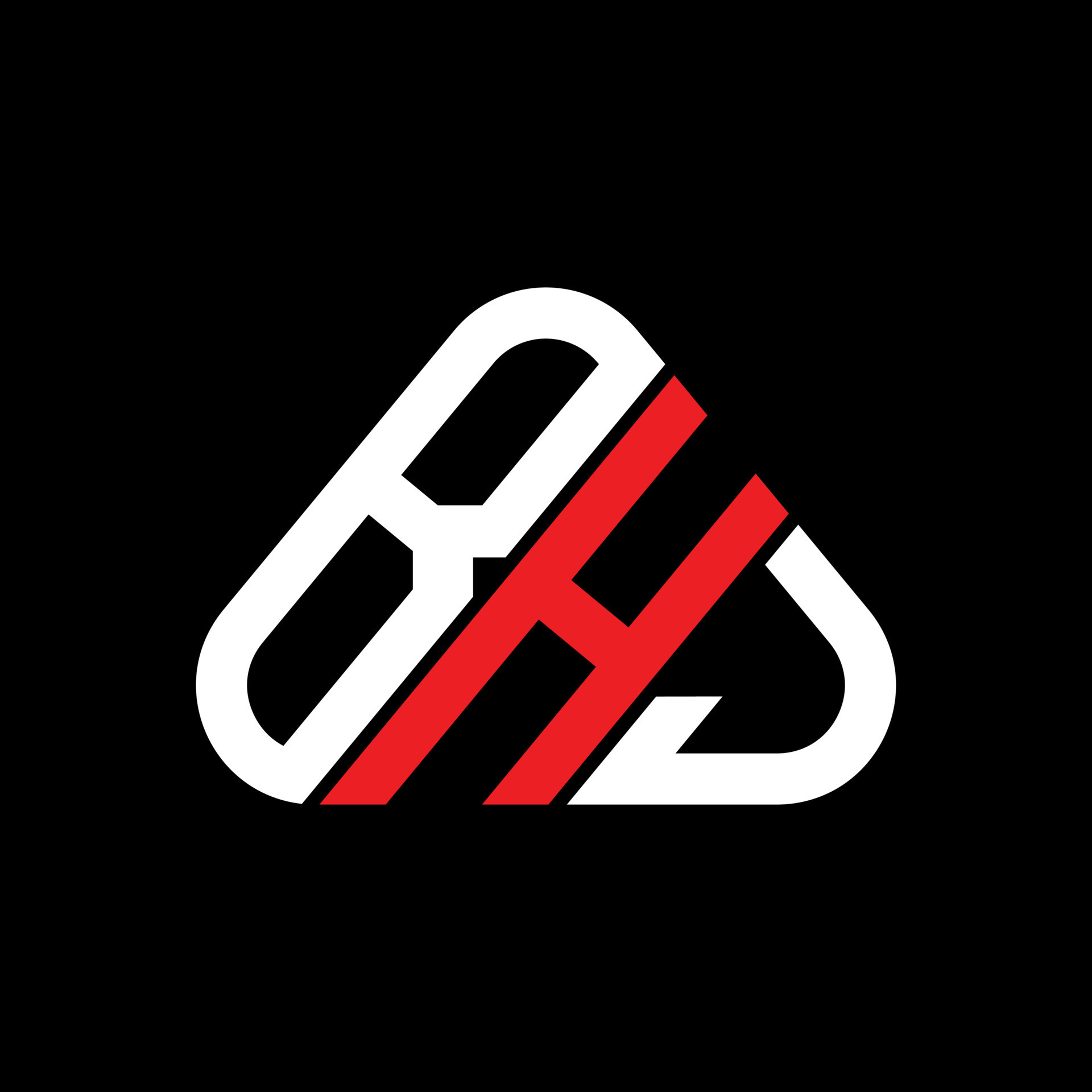 diseño creativo del logotipo de la letra bhj con gráfico vectorial, logotipo simple y moderno de ...