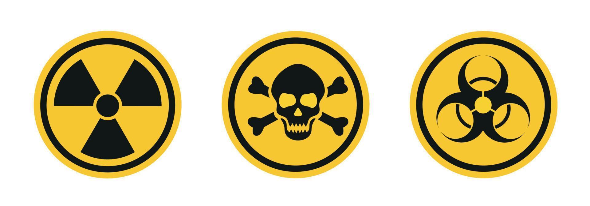 signo amarillo del círculo de advertencia de peligro. signo de ... signo amarillo del círculo de advertencia de peligro. signo de ...