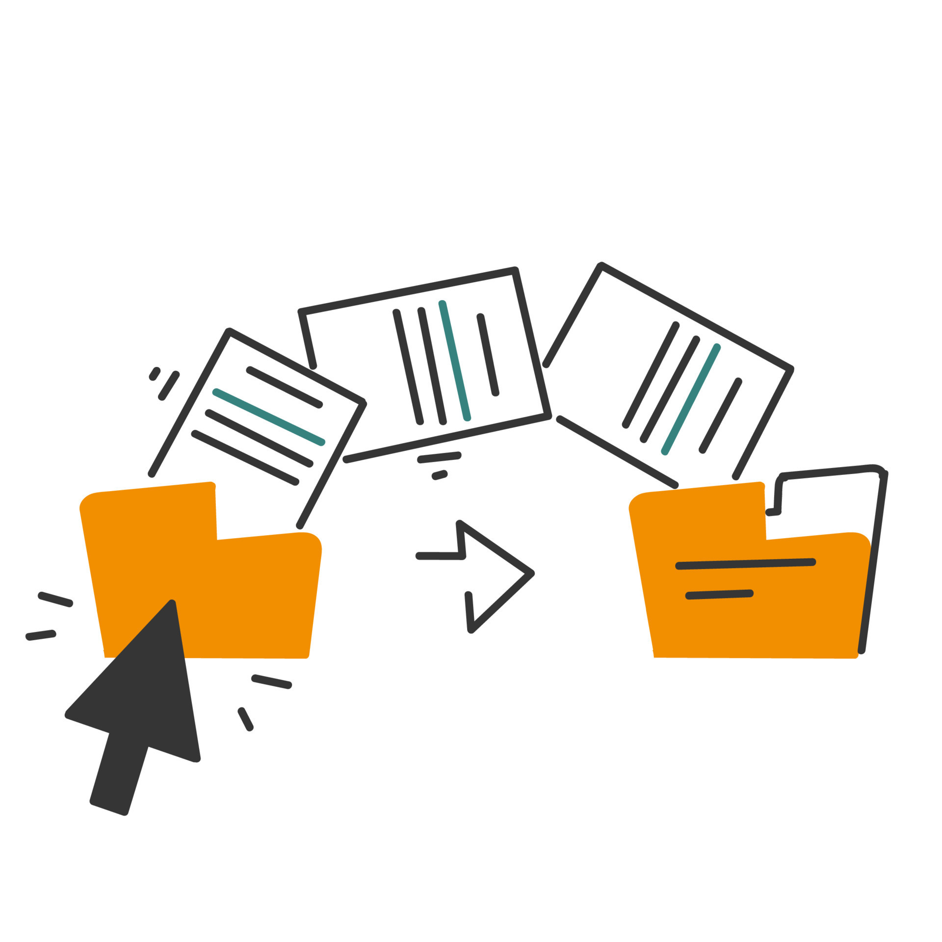 hand drawn doodle move file to another folder illustration 13898590 ... hand drawn doodle move file to another folder illustration 13898590 ...