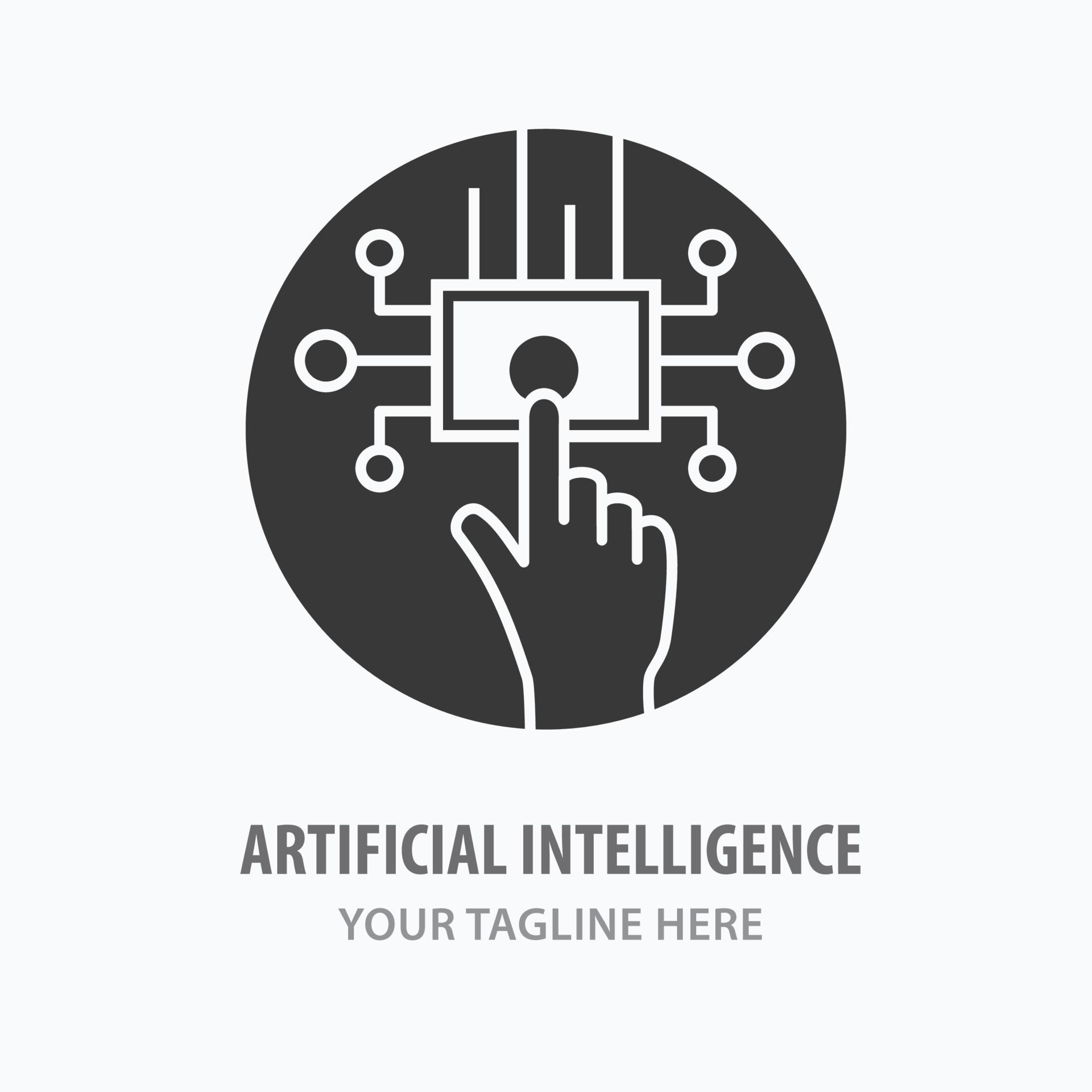 Artificial intelligence icon. Vector illustration. 13899483 Vector Art ...