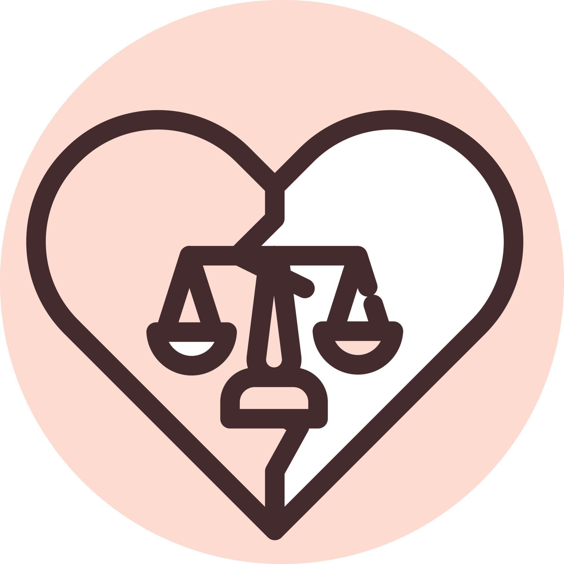 Legal Divorce Law Illustration Vector On A White Background 13900711