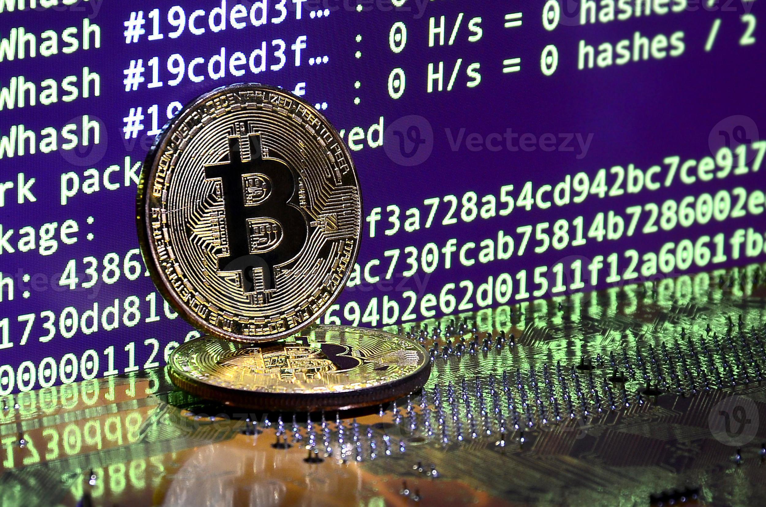 The digital process of cryptocurrency mining by using the GPUs ...