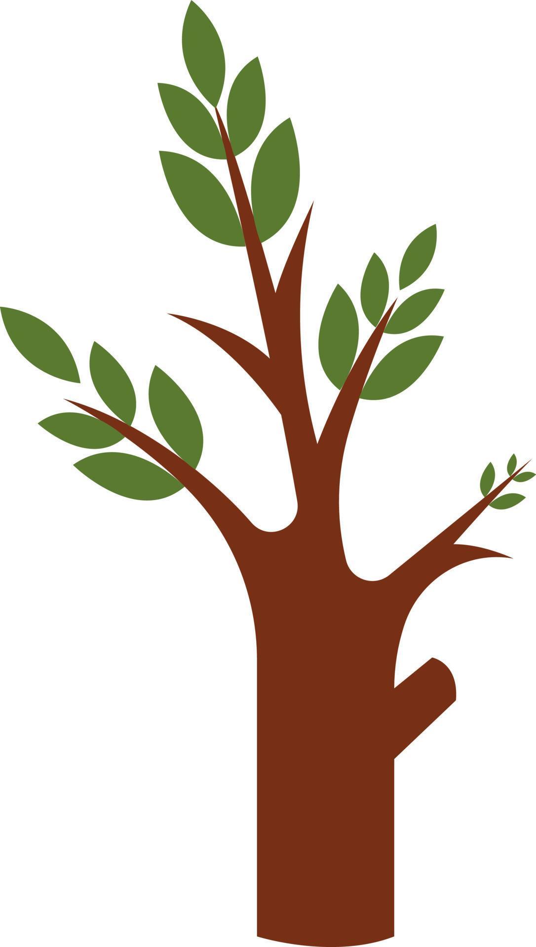 Spring tree, illustration, vector on white background. 13903542 Vector ...