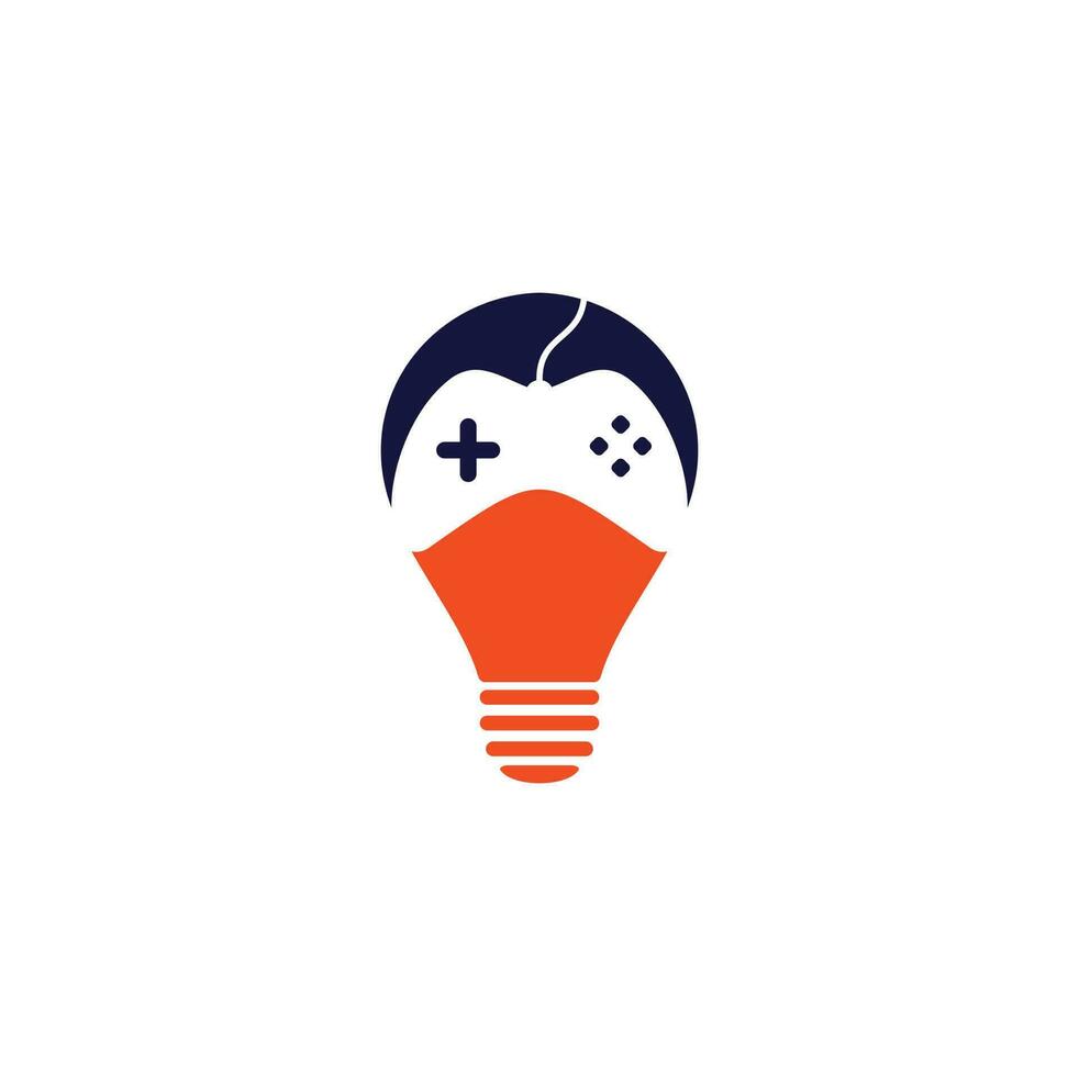 Game Bulb Shape Concept Logo Design Template Stick Game Icon Logo 13905711 Vector Art At Vecteezy