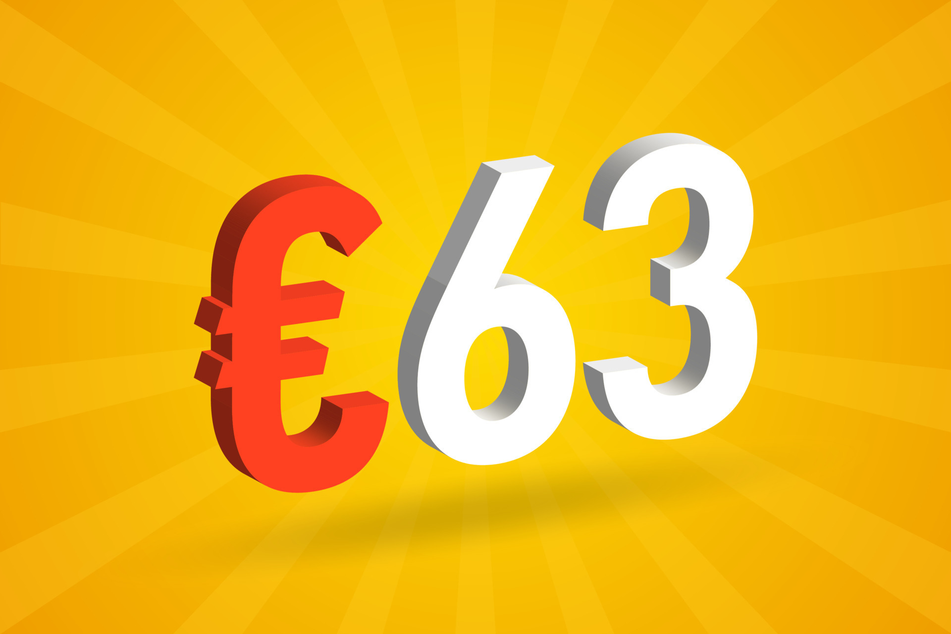 63 Euro Currency 3D Vector Text Symbol 3D 63 Euro European Union Money 63-euro-currency-3d-vector-text-symbol-3d-63-euro-european-union-money